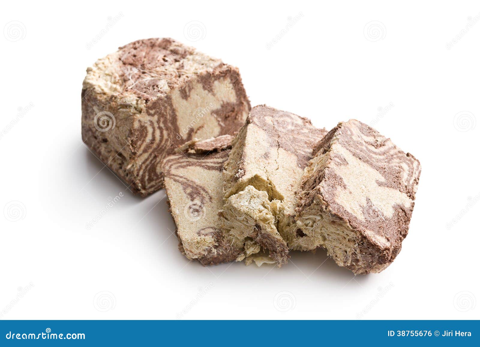 Pieces of tasty halva stock photo. Image of seed, halavah - 38755676