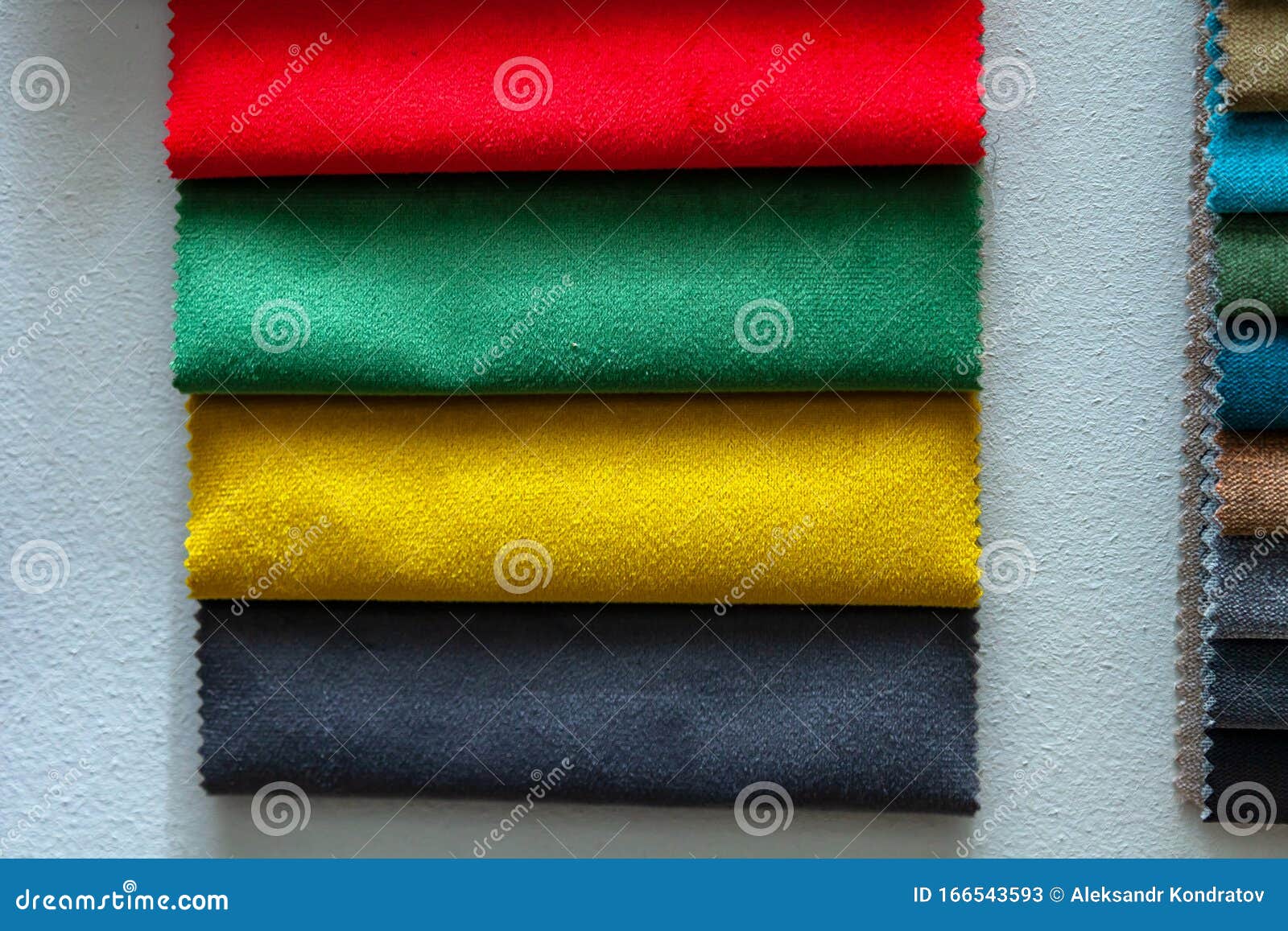 Pieces of Textile Material for Interior Trim and Furniture Making for ...