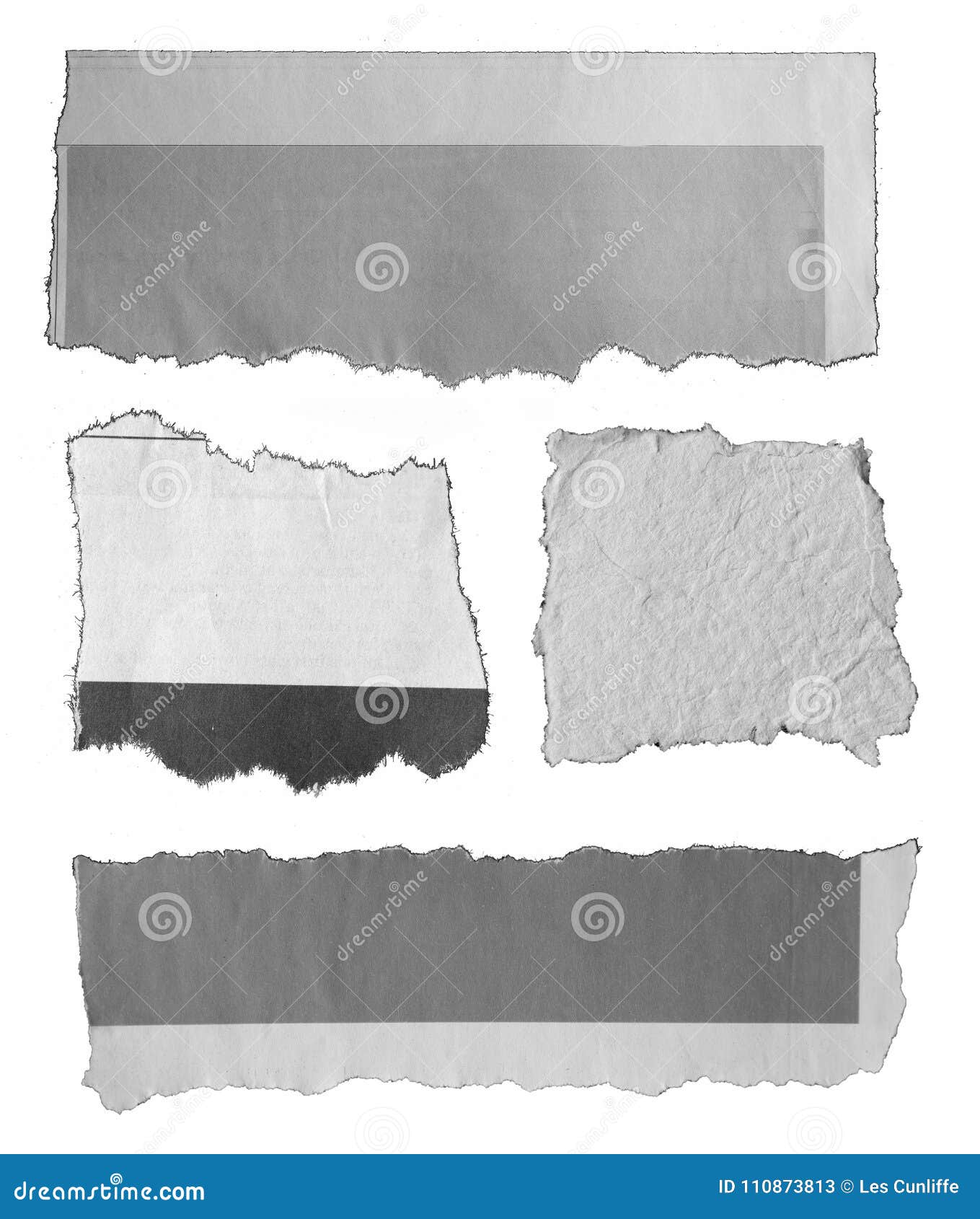 Torn paper pieces stock image. Image of frayed, sheet - 110873813