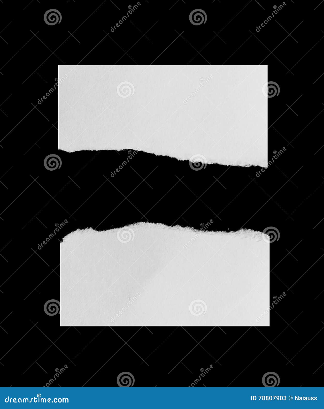Pieces of torn paper stock image. Image of frame, craft - 78807903