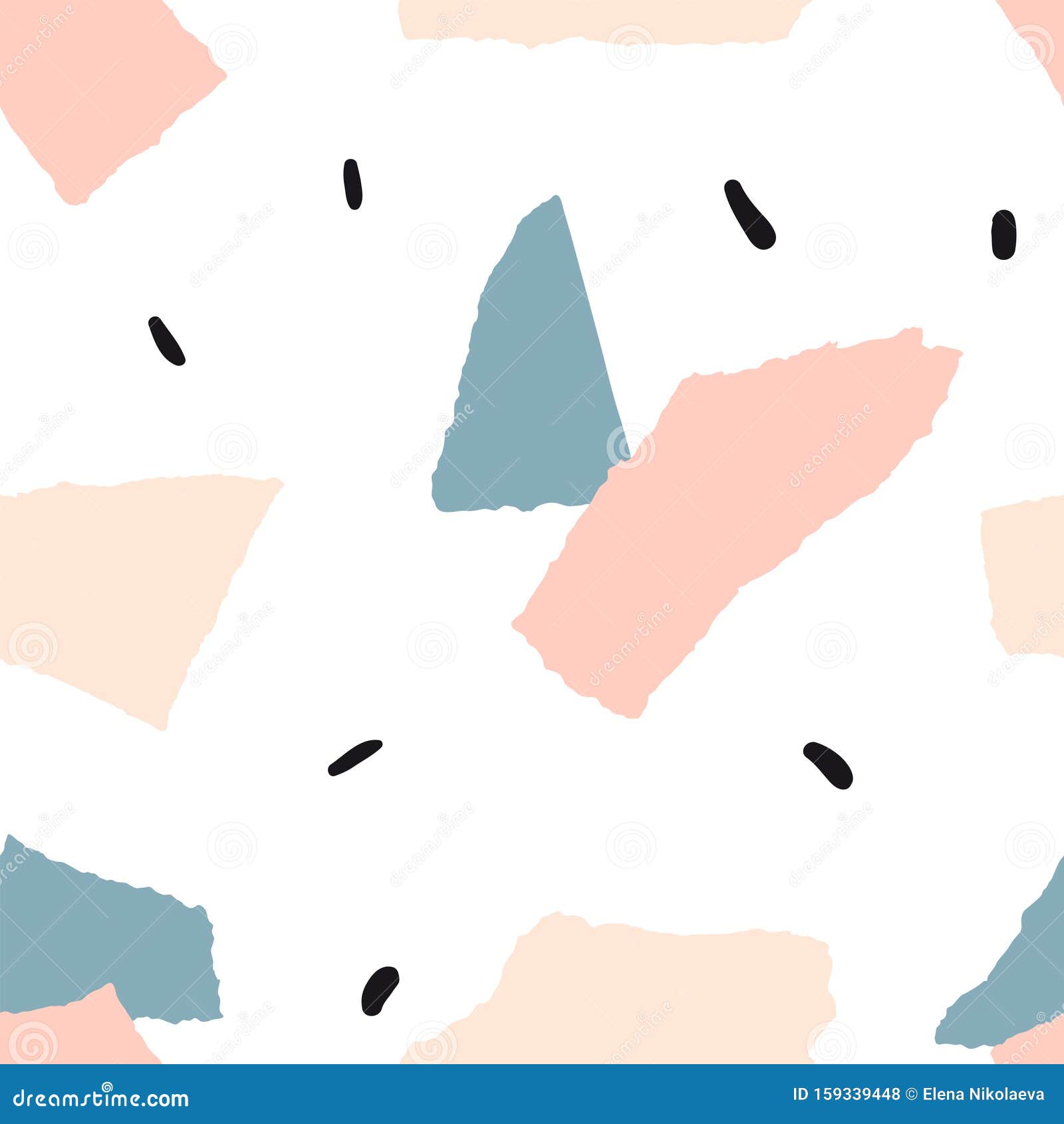 Pieces of Torn Paper Seamless Pattern Stock Vector - Illustration of ...