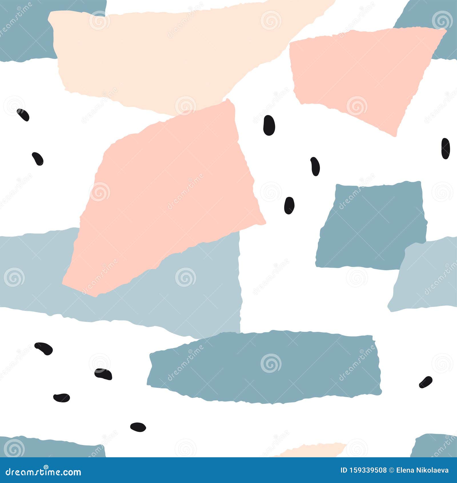 Pieces of Torn Paper Seamless Pattern Stock Vector - Illustration of ...