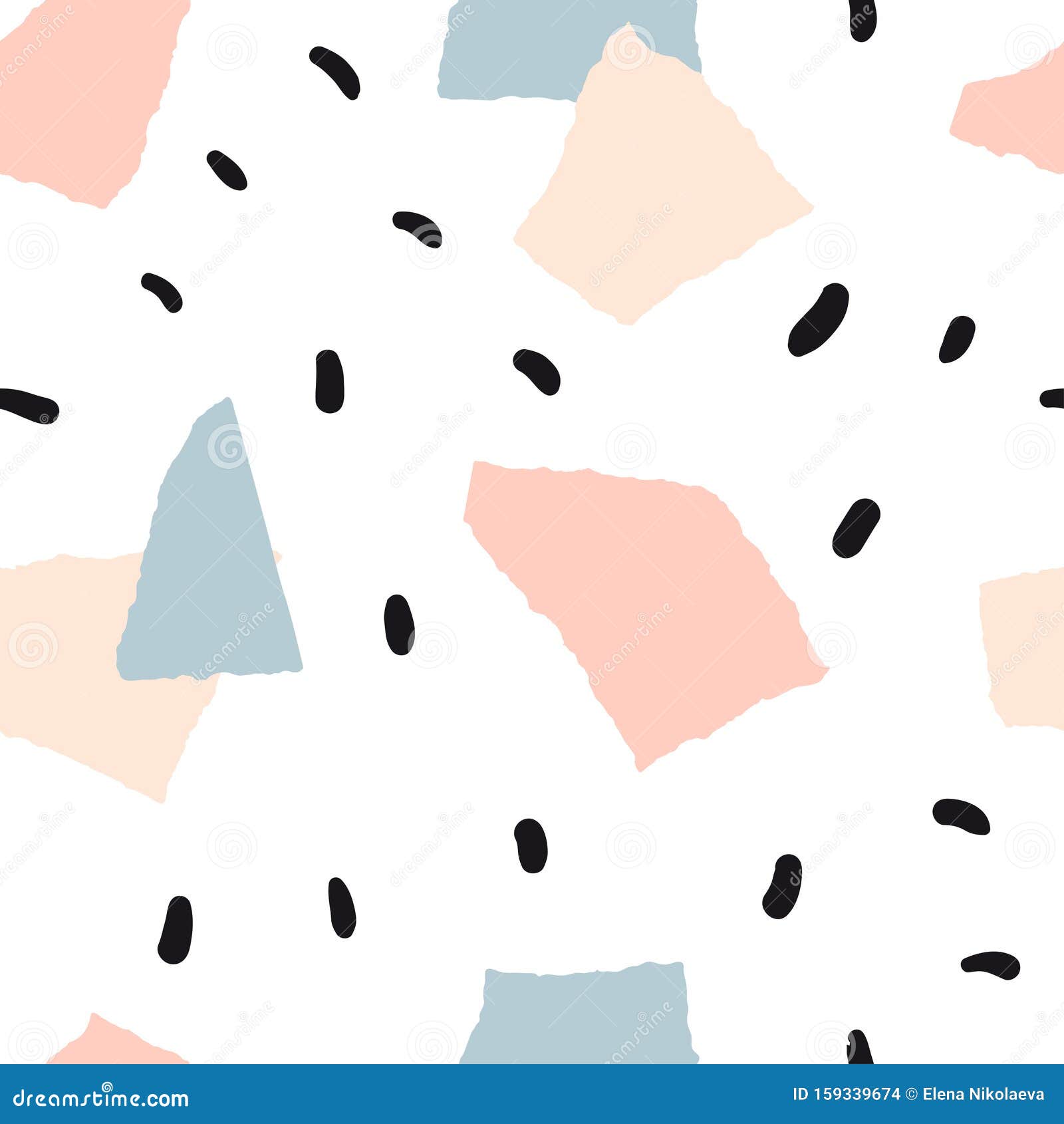 Pieces of Torn Paper Seamless Pattern Stock Vector - Illustration of ...