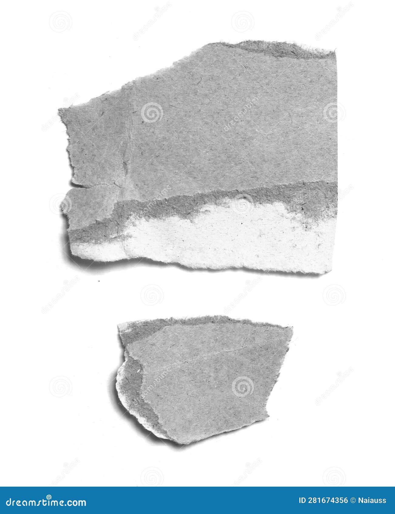 Pieces of Torn Paper Texture Background with Copy Space for Text and ...