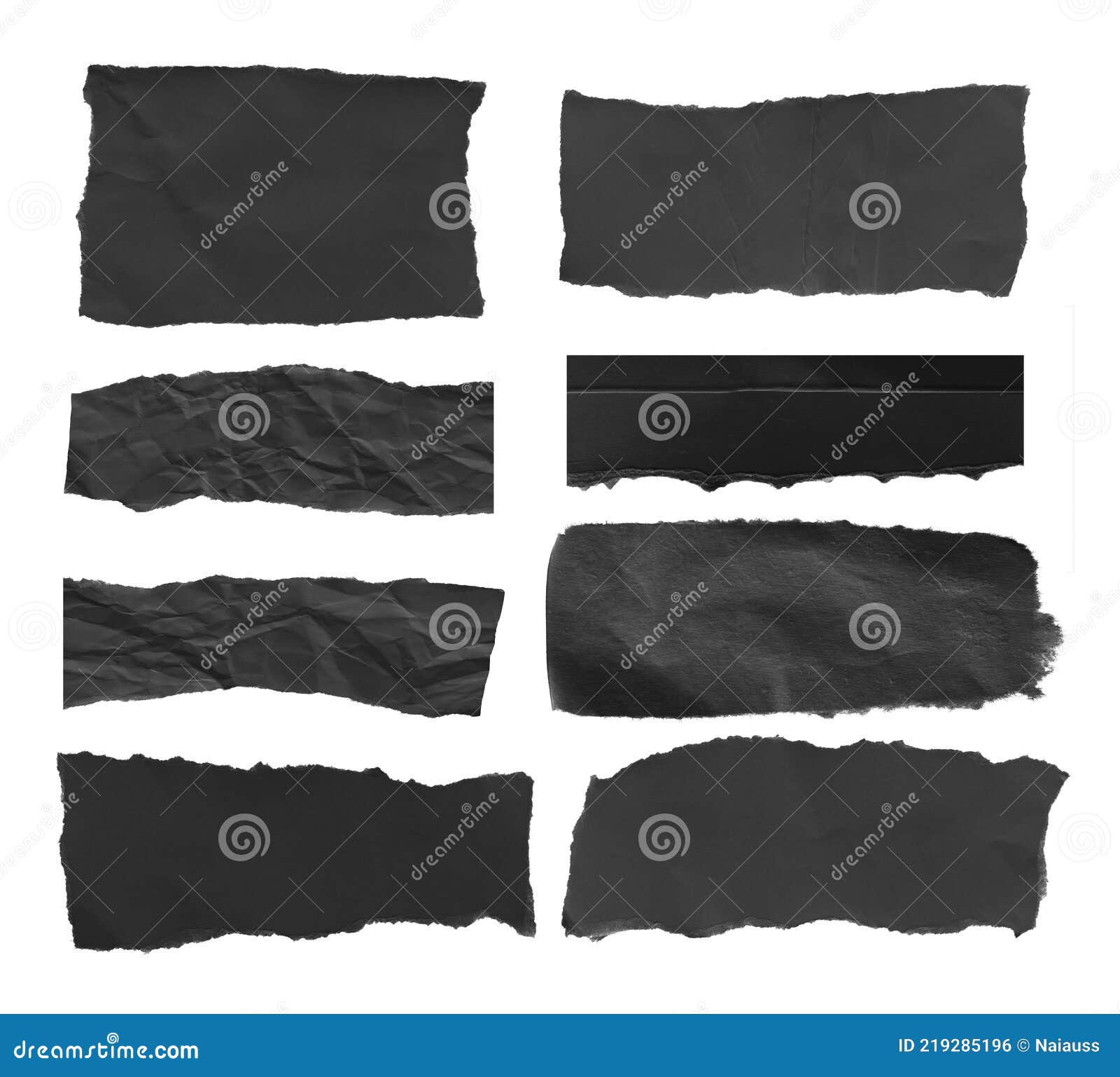 Pieces of Torn Paper Texture Background Stock Photo - Image of card ...