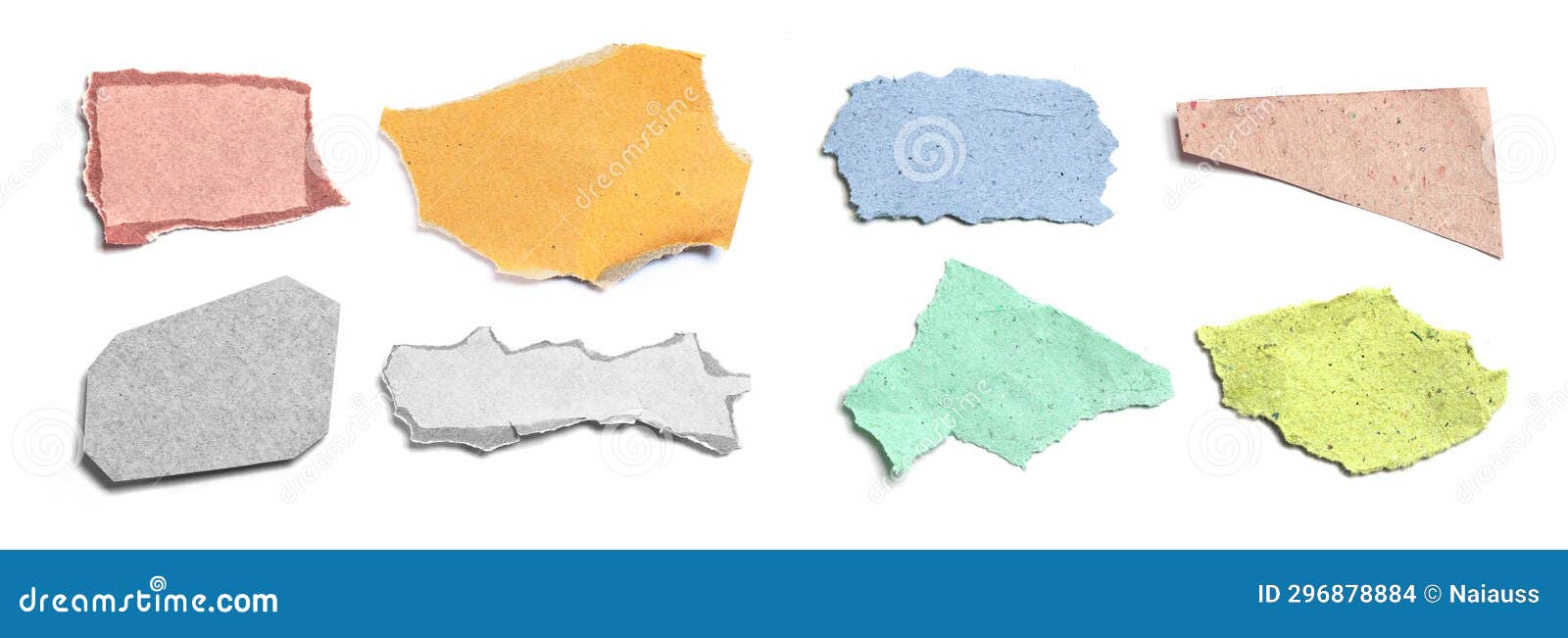 Pieces of Torn Paper Texture Background and Have Copy Space for Design ...