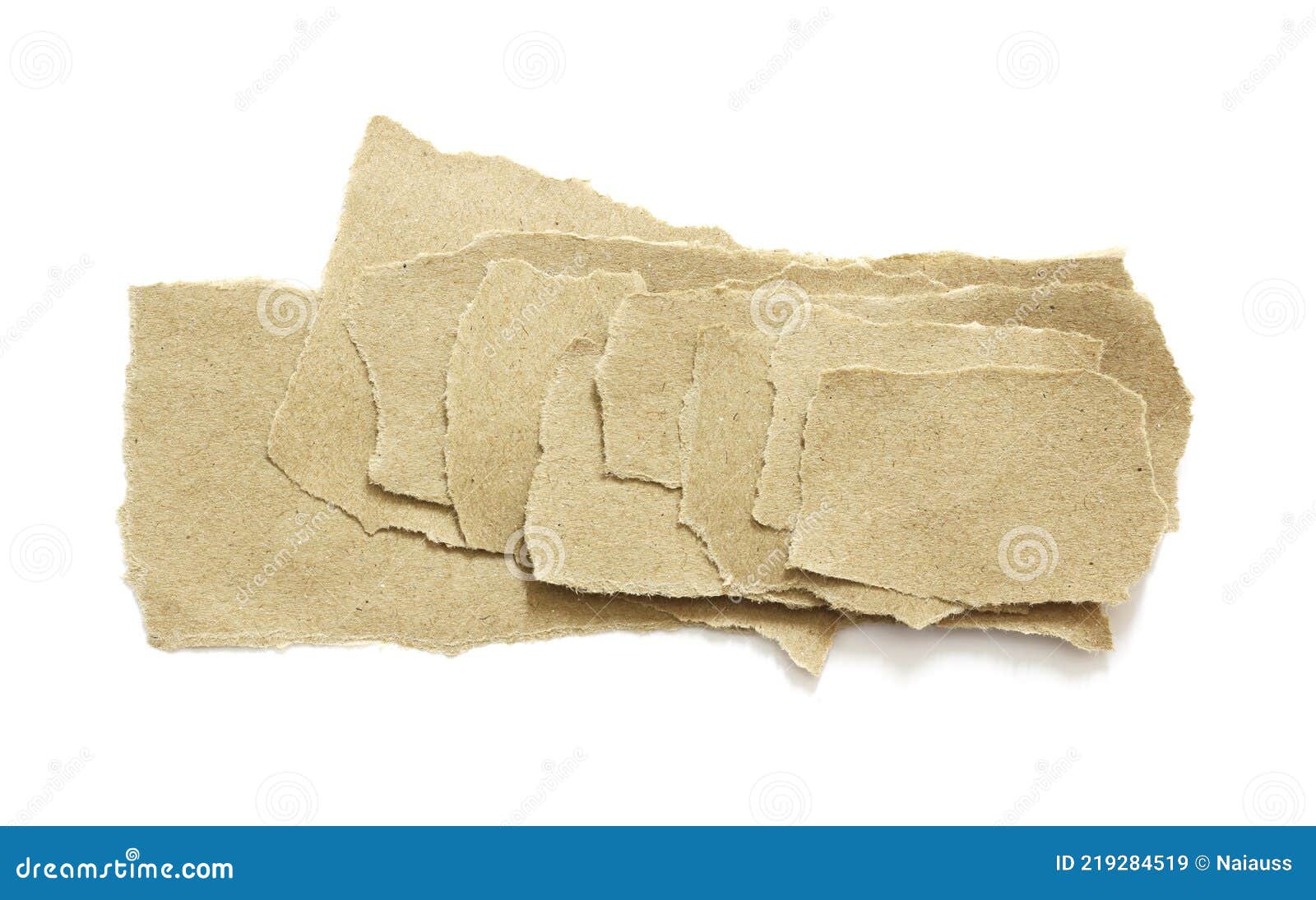Pieces of Torn Paper Texture Background Stock Image - Image of paper ...