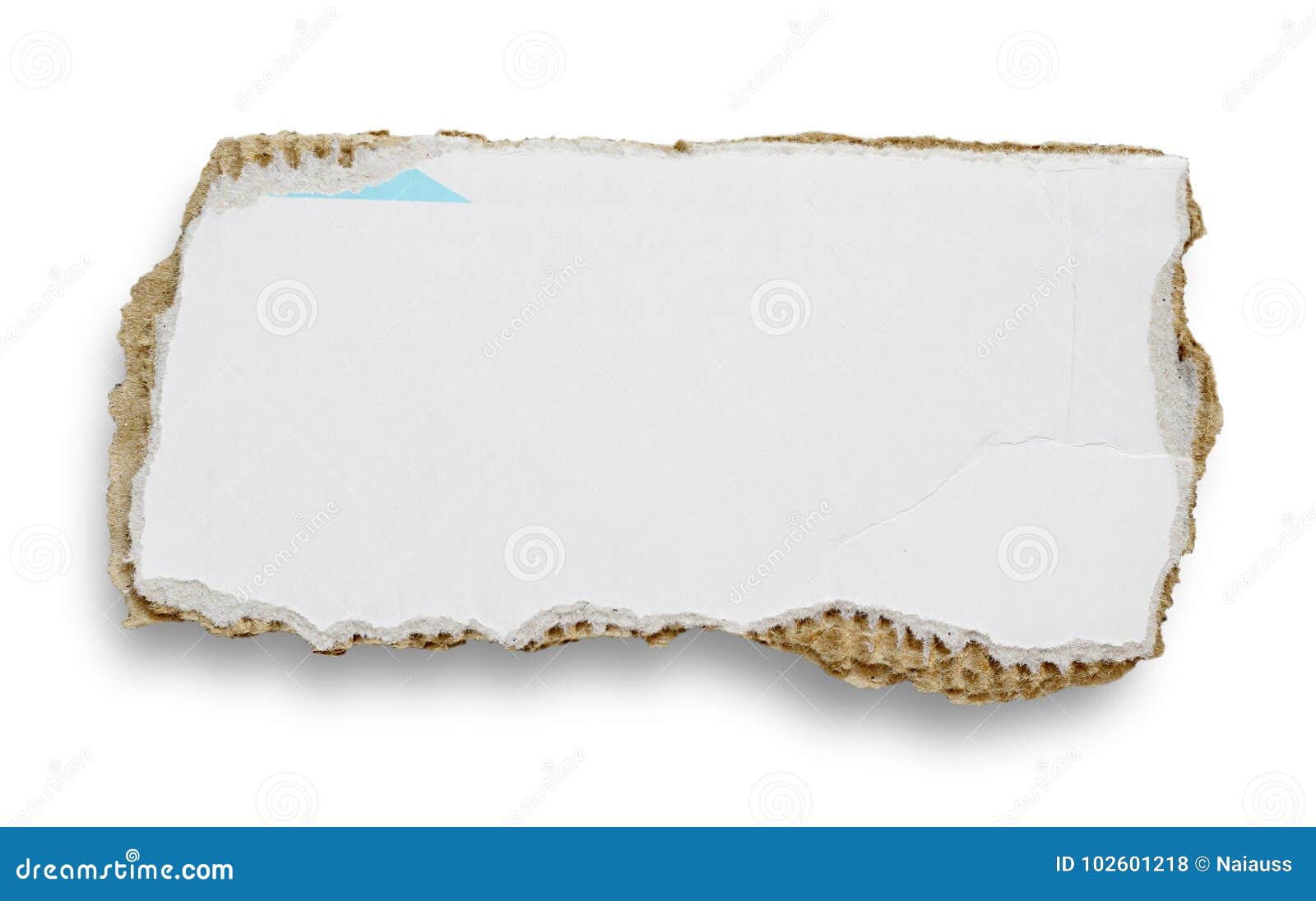 Torn rip paper stock photo. Image of blue, card, pattern - 102601218