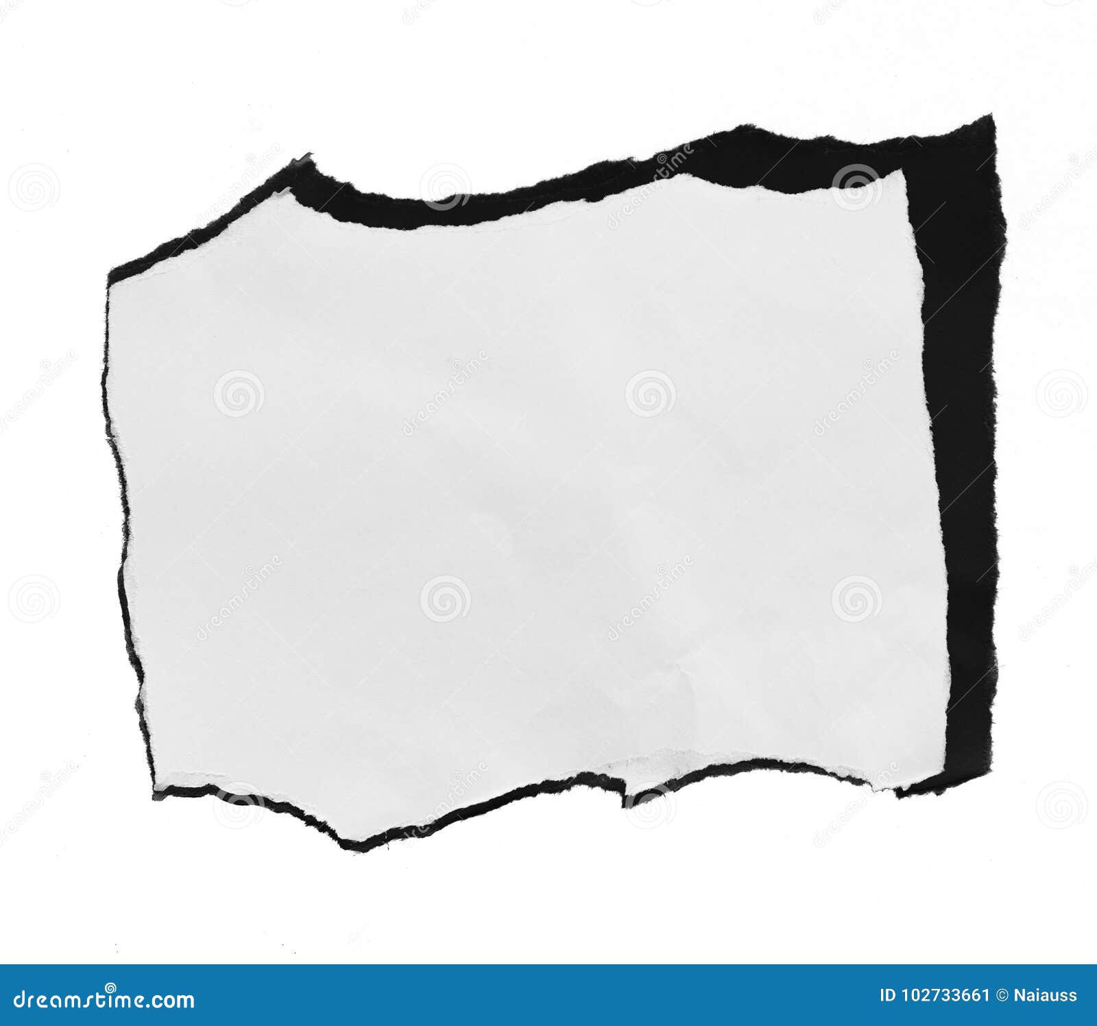 Torn rip paper stock image. Image of piece, hole, notepaper - 102733661