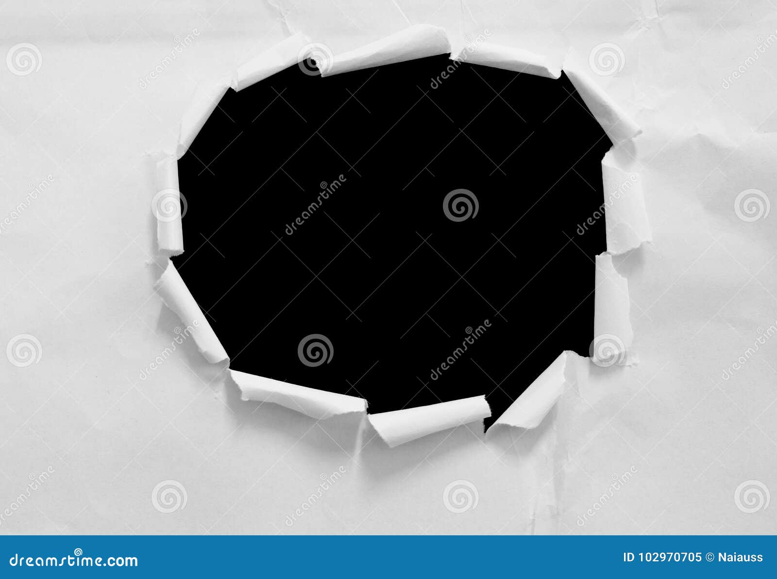Torn rip paper stock image. Image of notepad, craft - 102970705