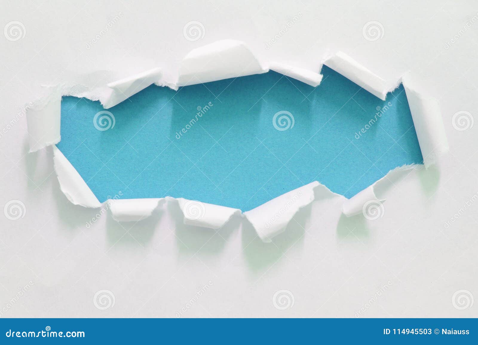 Torn rip paper stock image. Image of margin, lacerated - 114945503