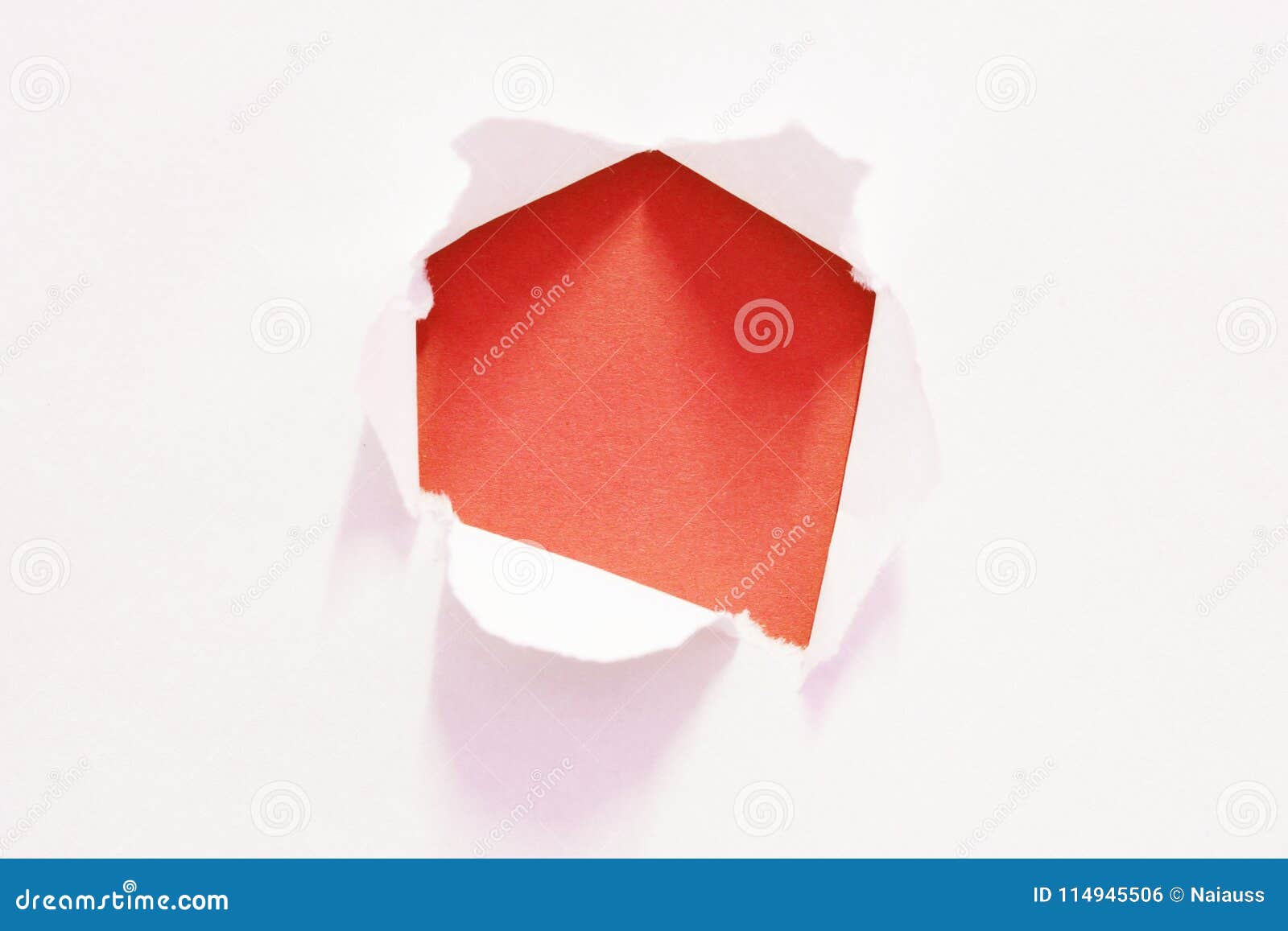 Torn rip paper stock photo. Image of piece, notepaper - 114945506