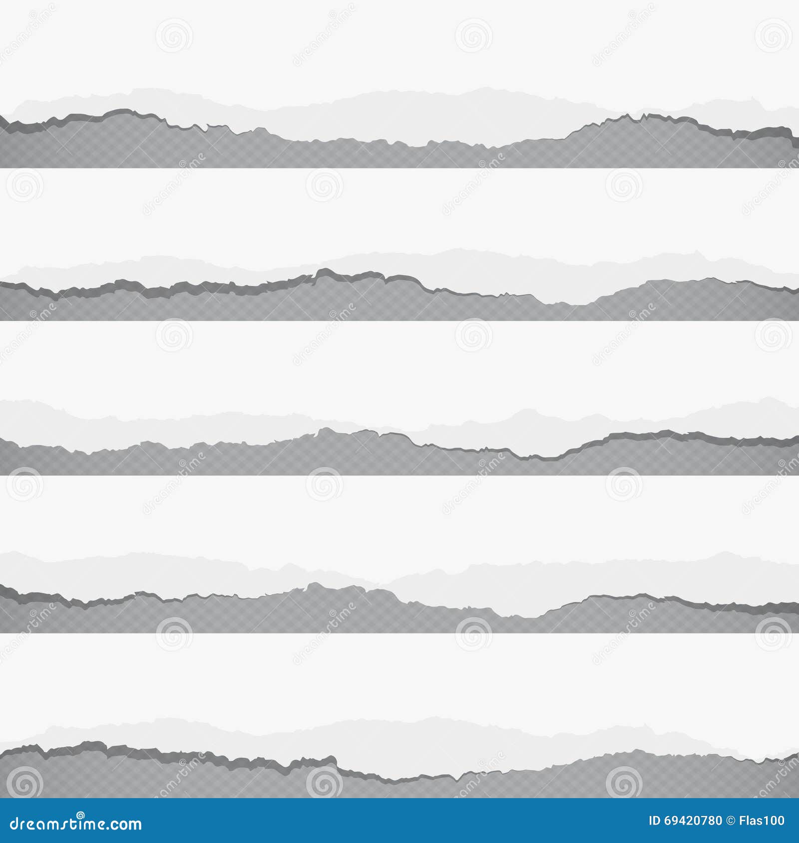 Striped Torn Paper Layout Vector Illustration | CartoonDealer.com #27163310