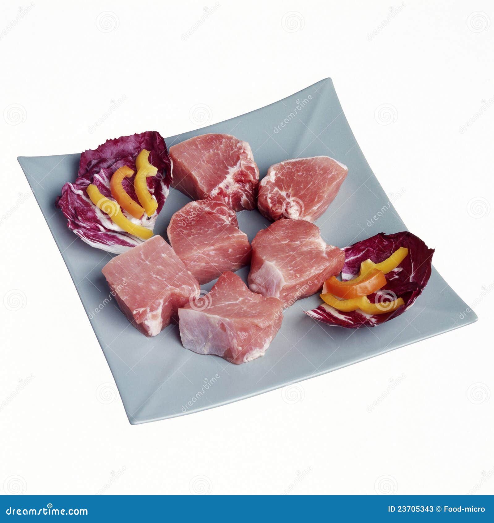 Pieces of veal rib roast stock image. Image of selective - 23705343