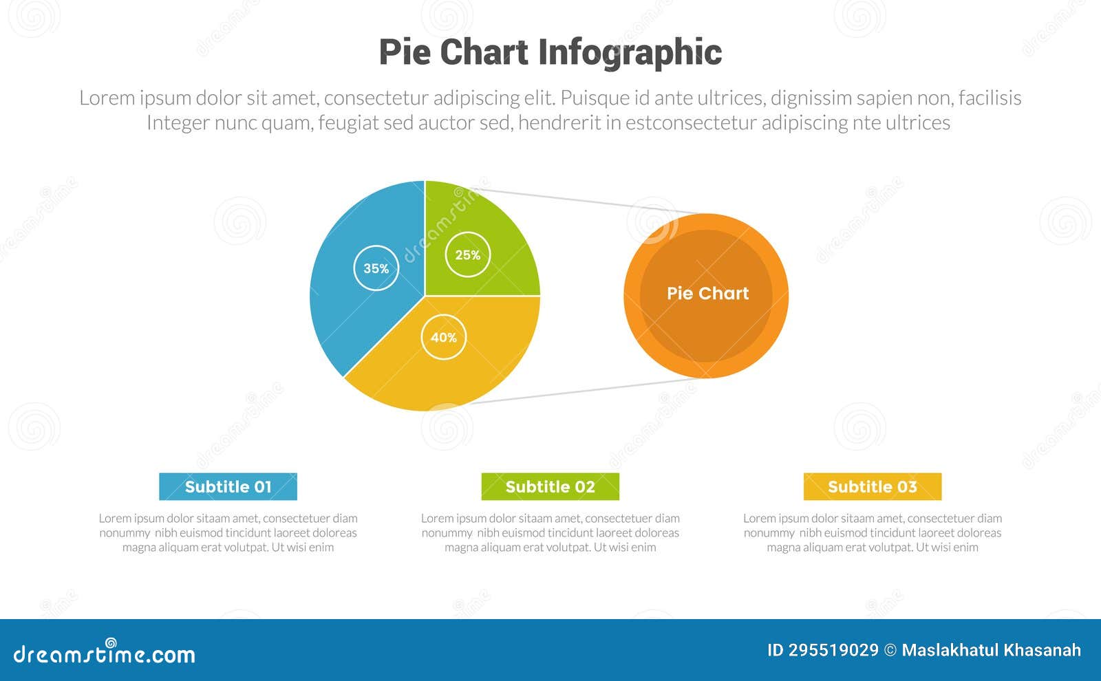 Piechart or Pie Chart Diagram Infographics Template Diagram with ...