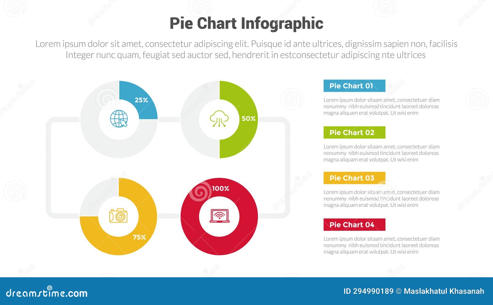 Piechart Or Pie Chart Diagram Infographics Template Diagram With ...