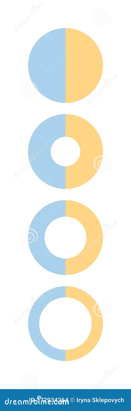 Piechart Or Pie Chart Diagram Infographics Template Diagram With 2 ...