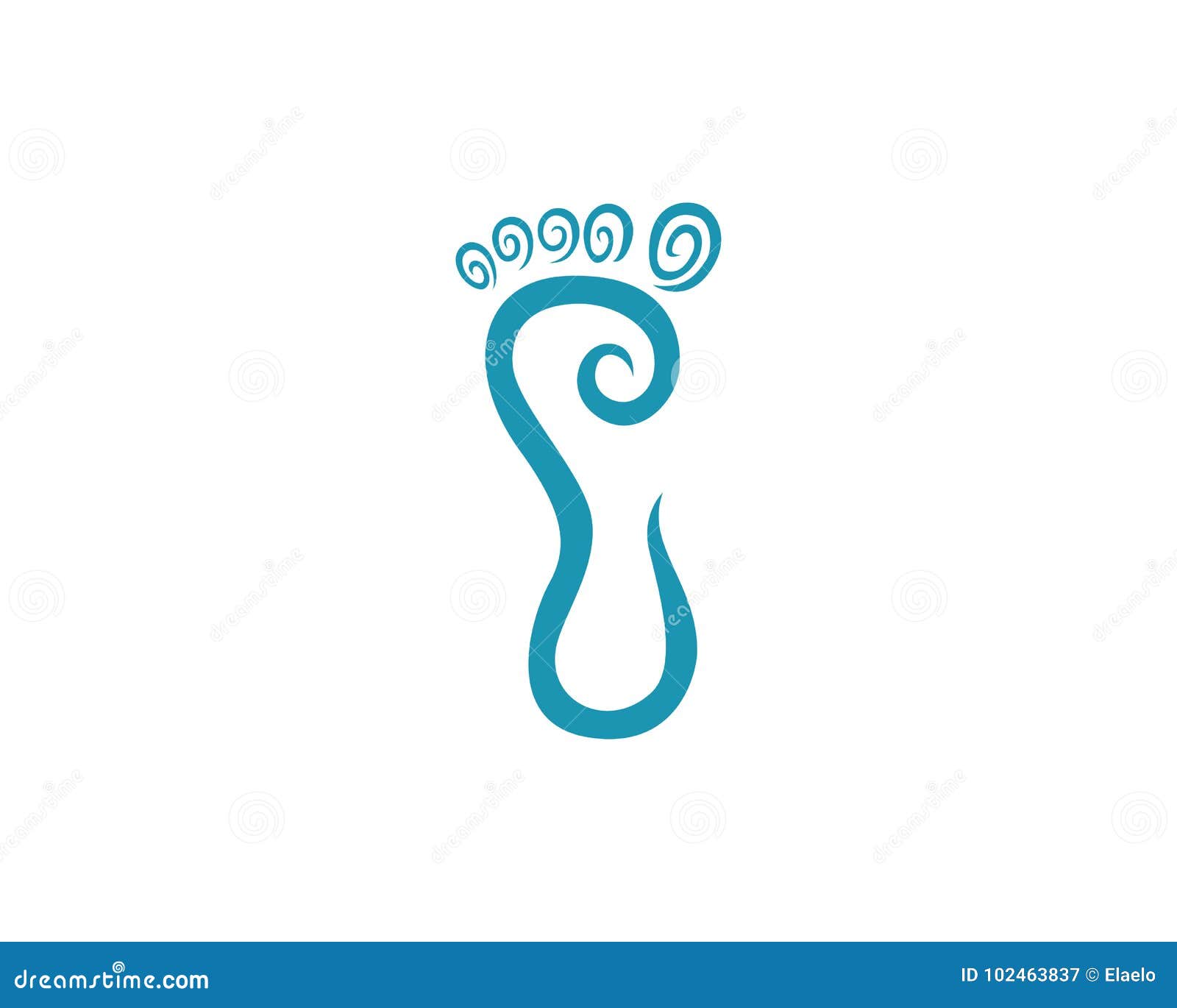 Pied Logo Template illustration de vecteur. Illustration du pédicure ...