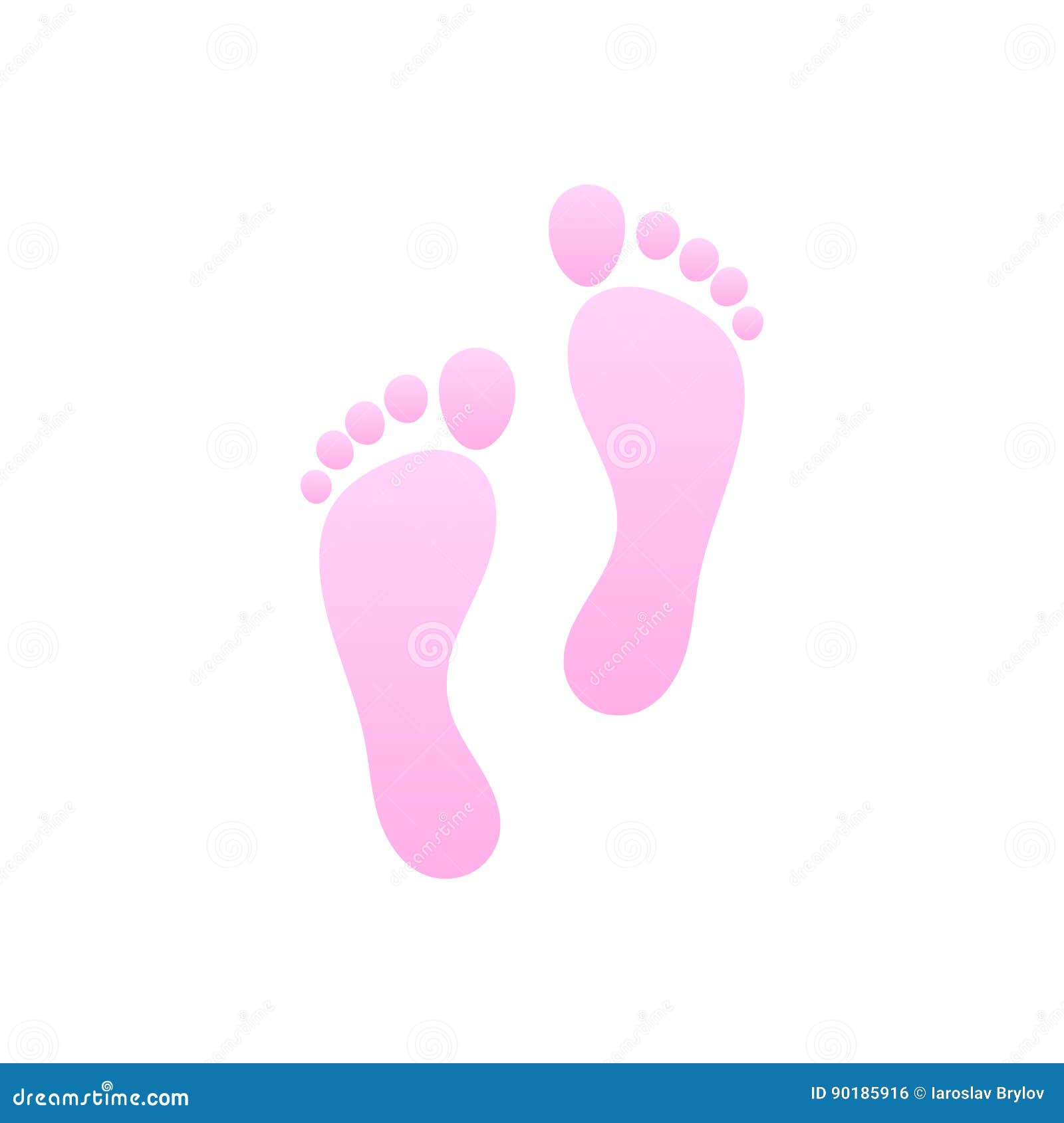 Pied Logo Template illustration de vecteur. Illustration du conception ...