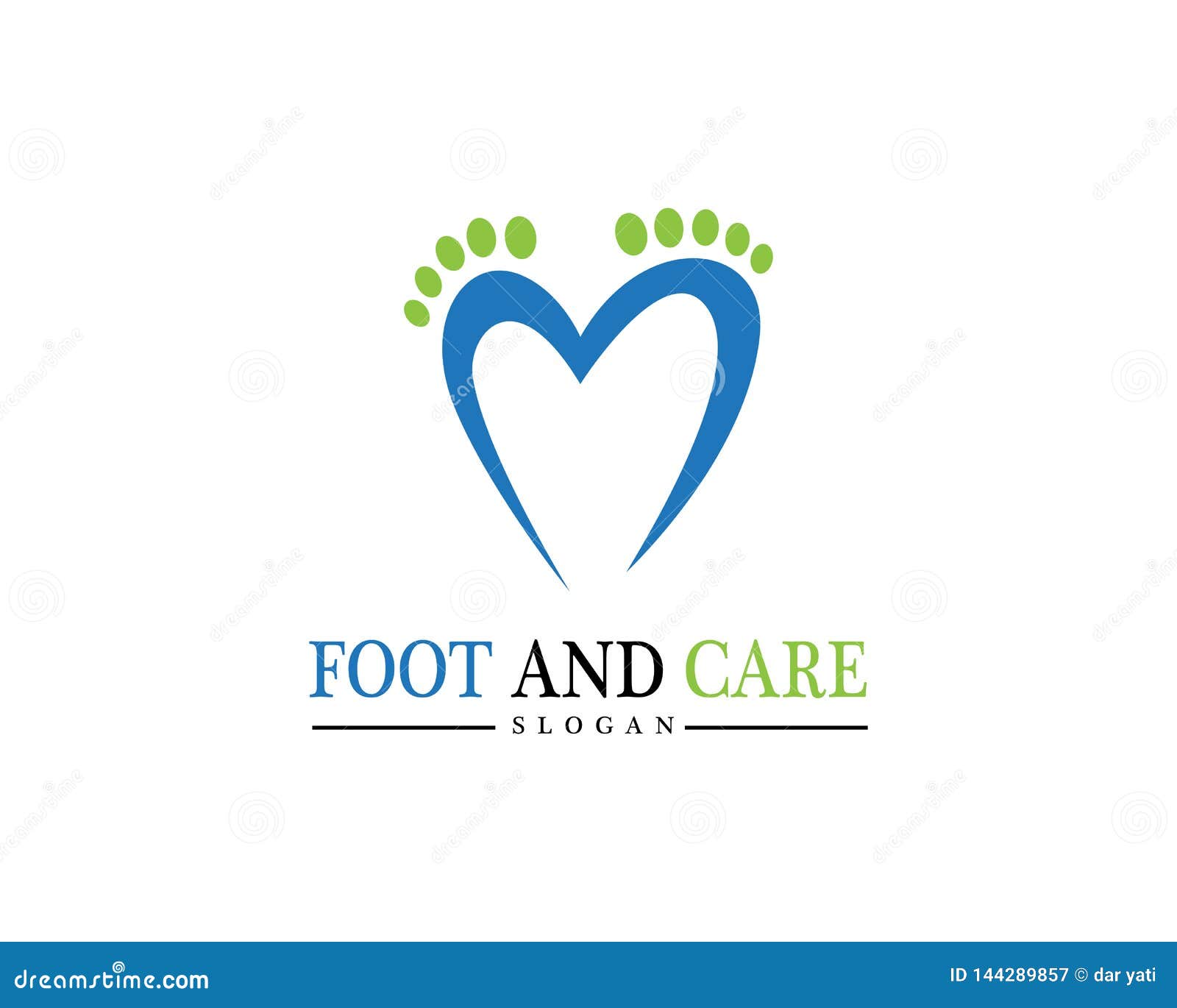 Pied Logo Template Design illustration de vecteur. Illustration du ...