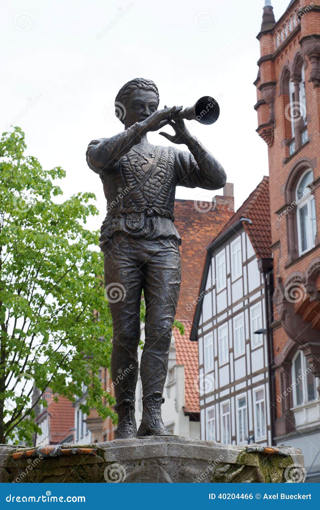 Pied Piper of Hamelin stock photo. Image of tale, rattenfnger - 40204466