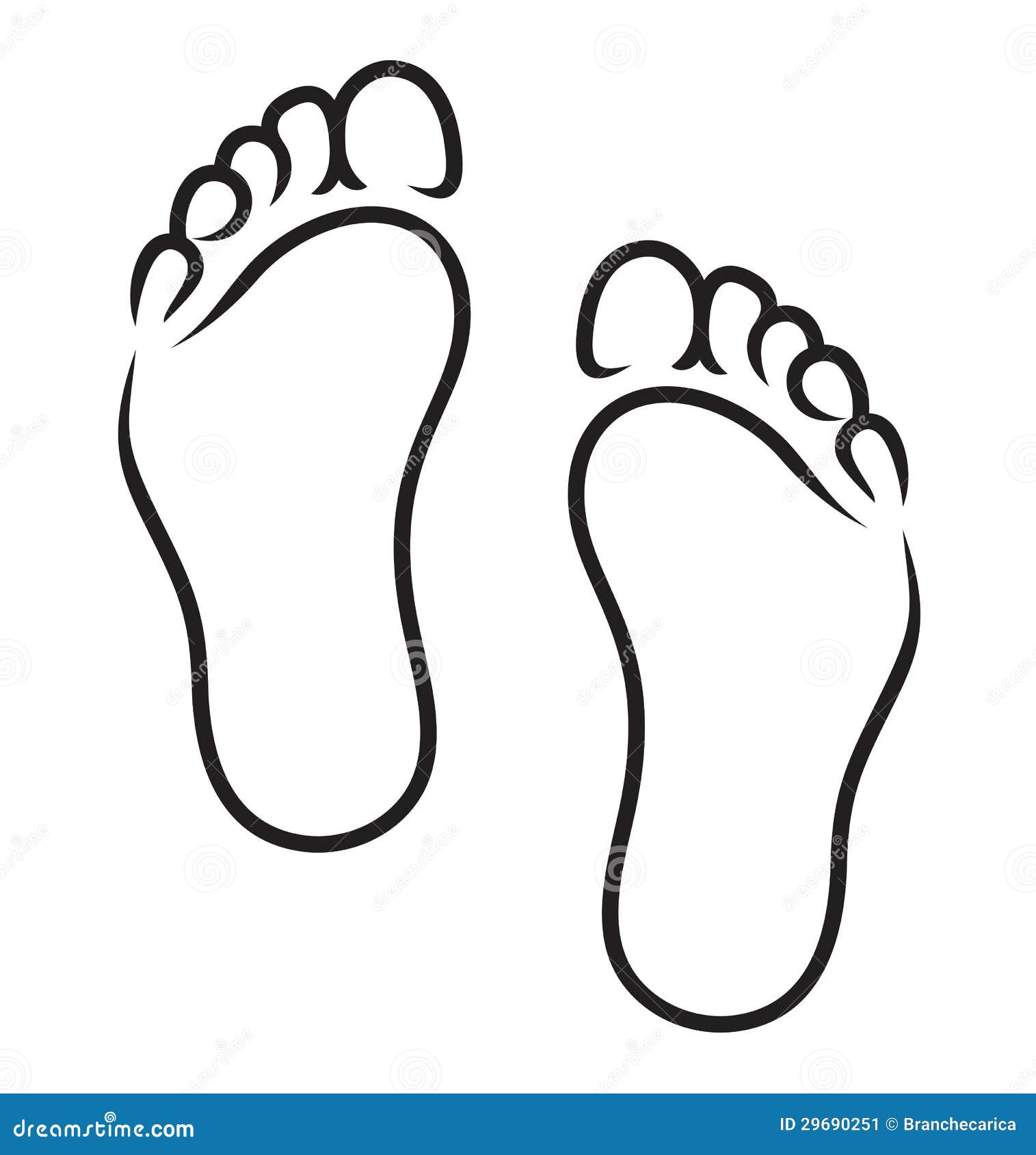 Piedi di simbolo illustrazione vettoriale. Illustrazione di stampa ...