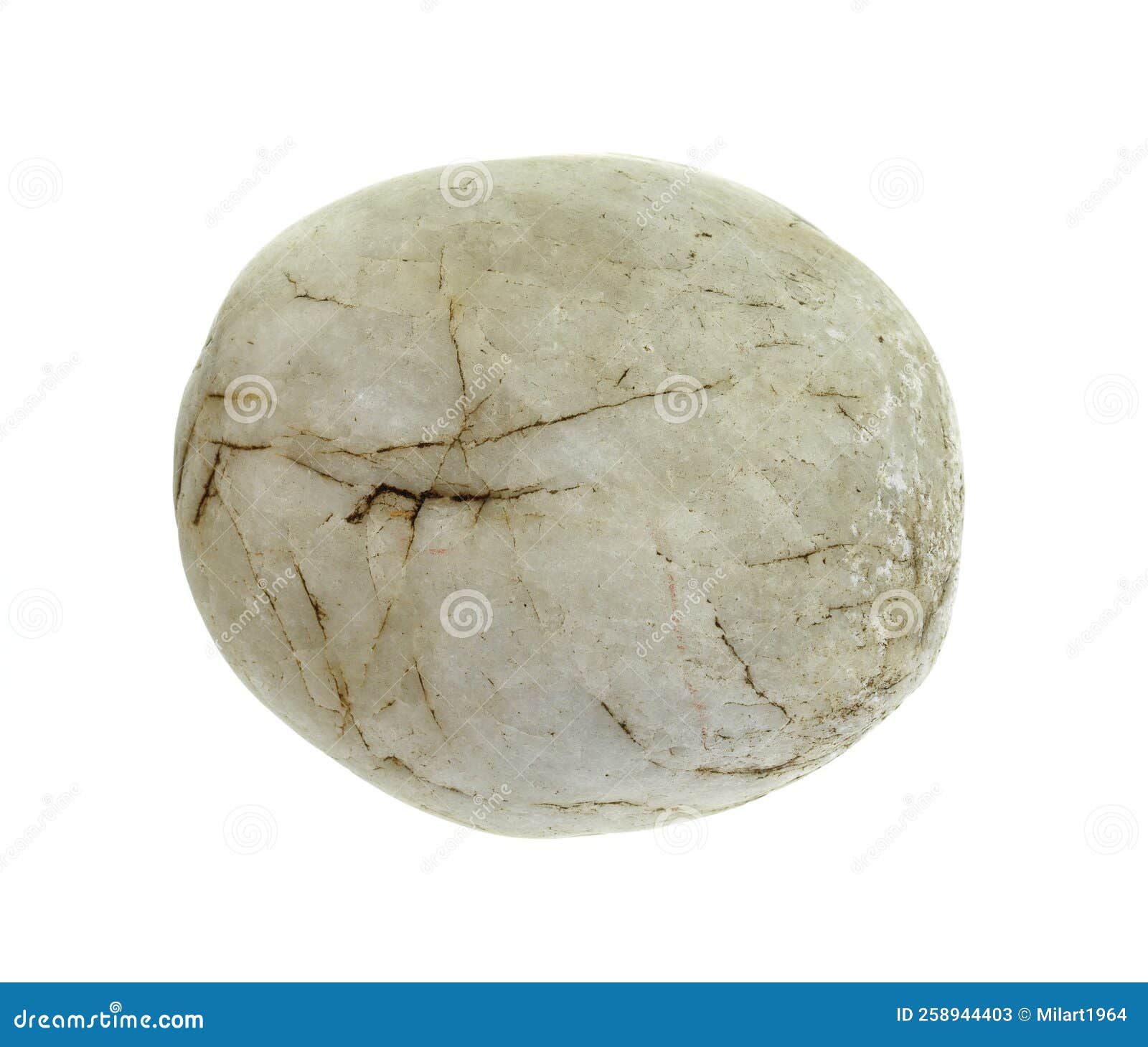Piedra redonda aislada imagen de archivo. Imagen de grande - 258944403