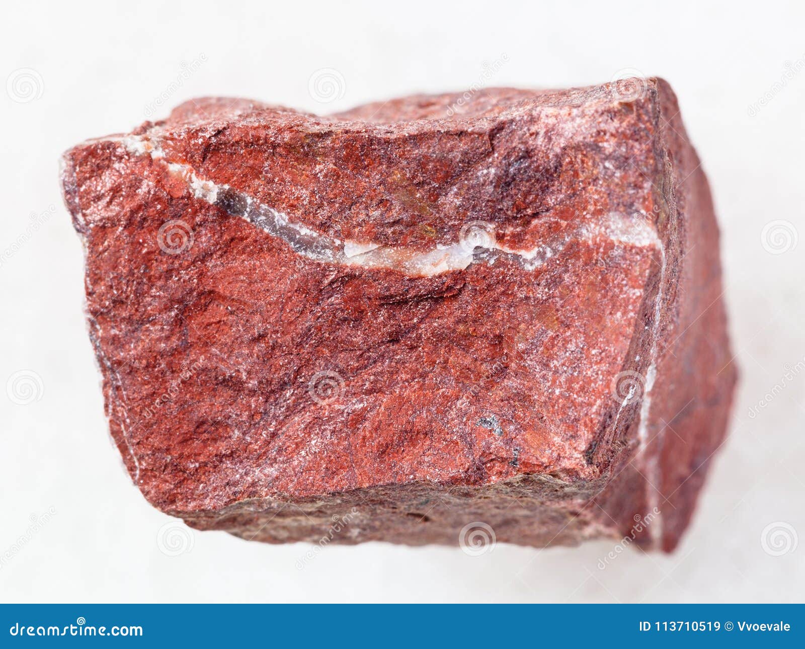 Piedra Roja Cruda Del Jaspe En Blanco Imagen de archivo - Imagen de ...