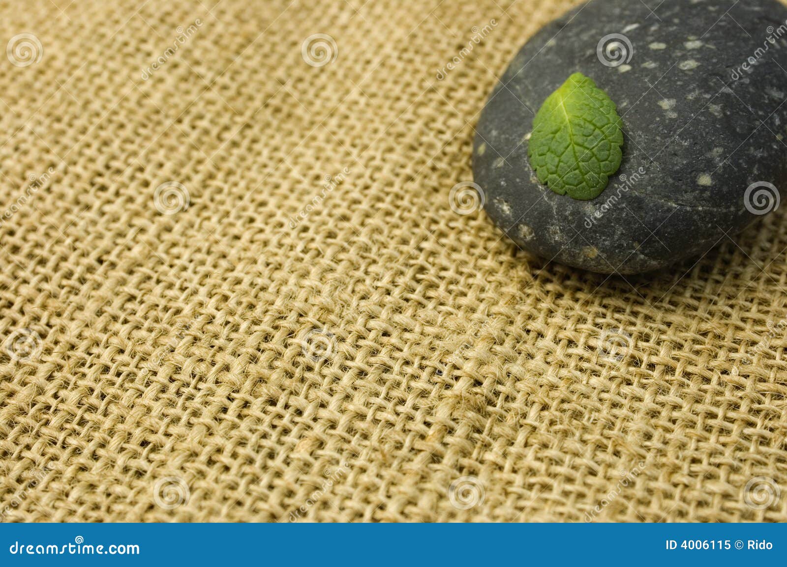 Piedra y hoja del zen imagen de archivo. Imagen de silencio - 4006115
