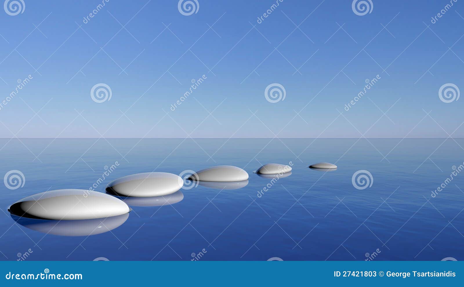 Piedras del zen stock de ilustración. Ilustración de paisaje - 27421803