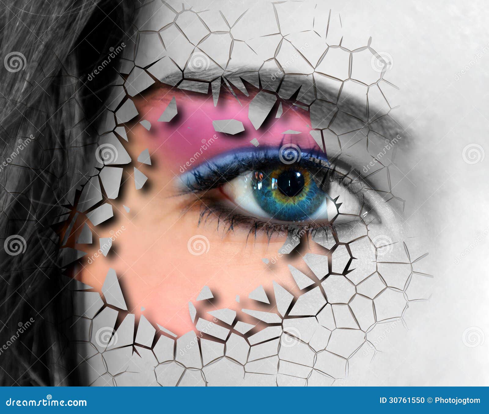 Piel agrietada foto de archivo. Imagen de agrietado, roto - 30761550