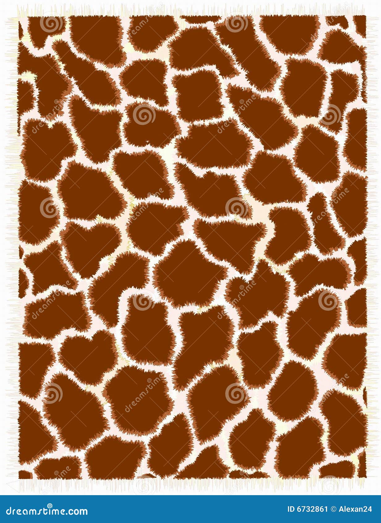 Piel de la jirafa ilustración del vector. Ilustración de contraste ...