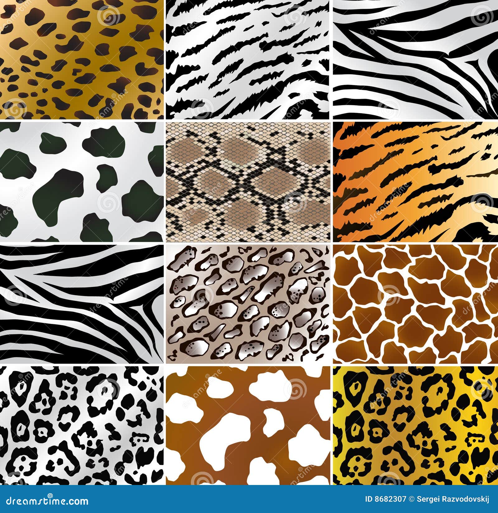 Pieles Animales Fotografía de archivo libre de regalías - Imagen: 8682307