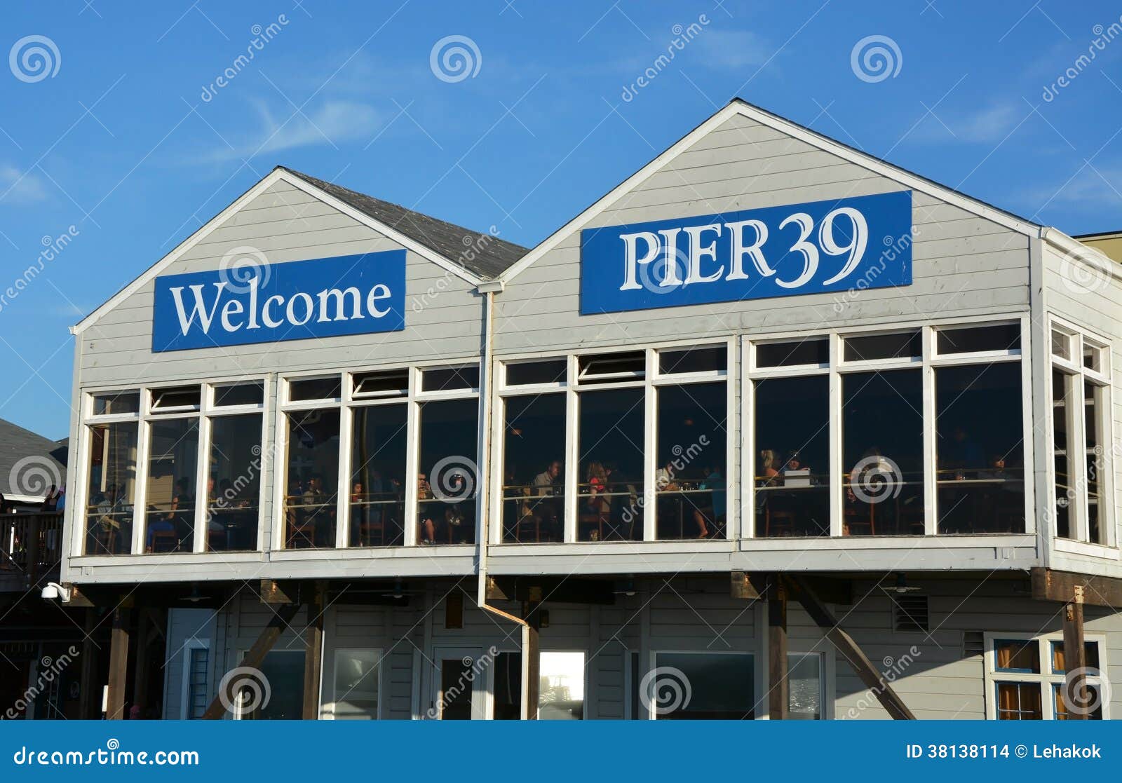 Pier 39 at San Francisco Bay Editorial Stock Image - Image of ...