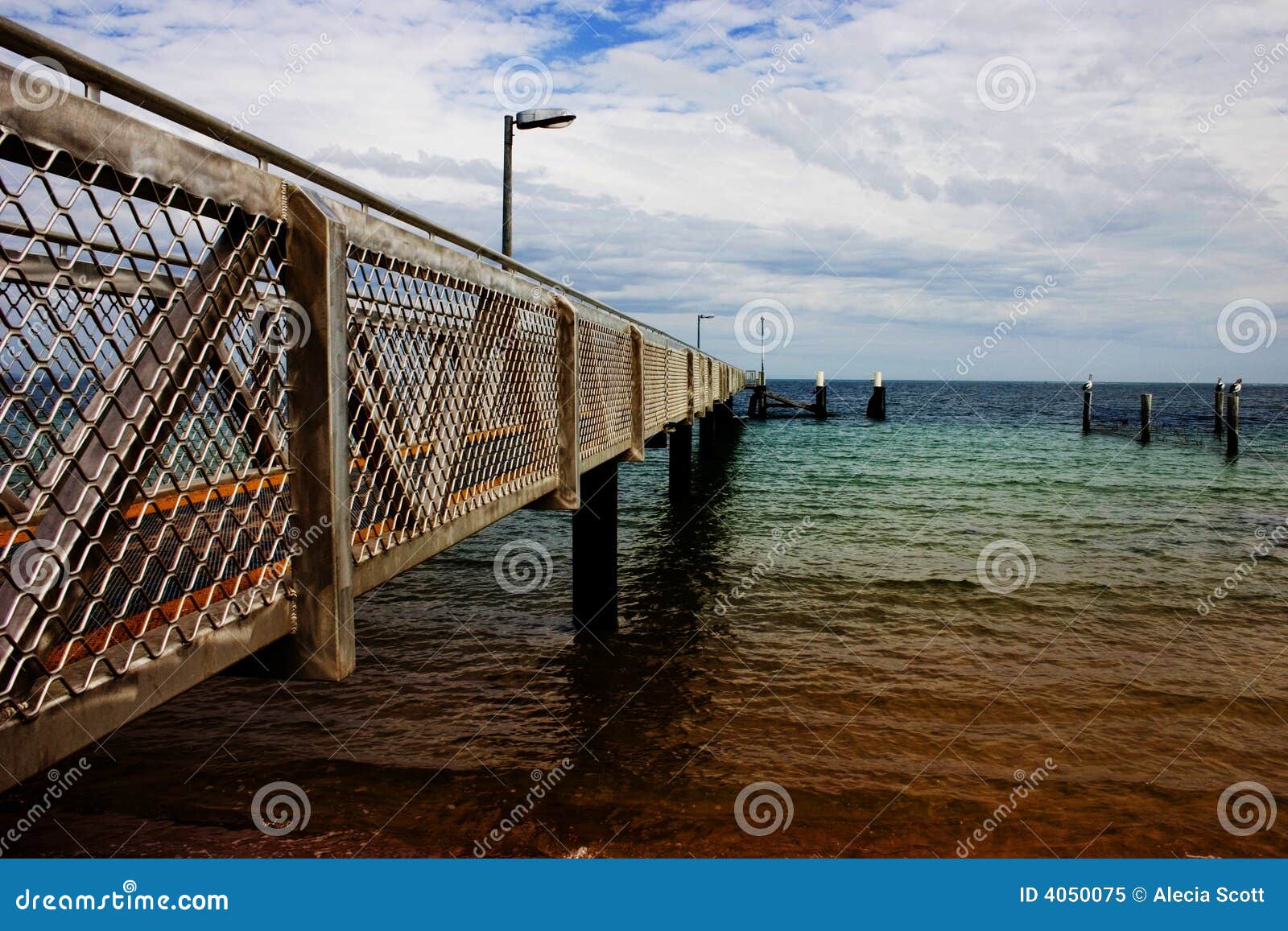 Pier stock image. Image of australia, pole, pier, queensland - 4050075