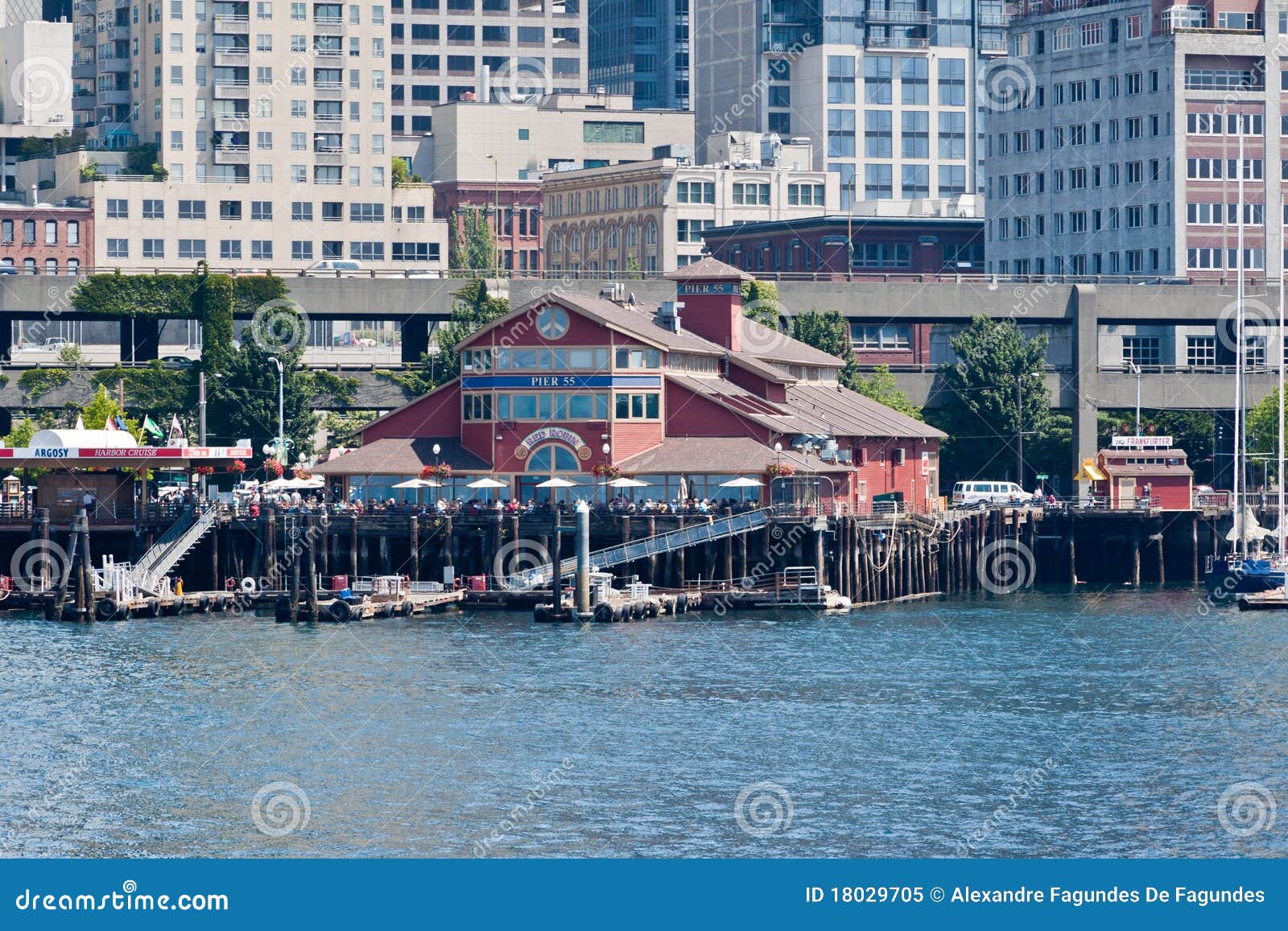 Pier 55 in Seattle editorial image. Image of puget, washington - 18029705