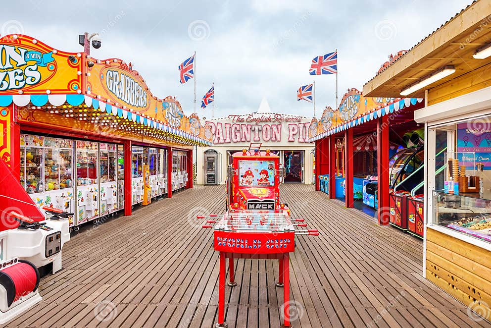 Pier Amusement Arcade in Paignton, England Editorial Image - Image of ...