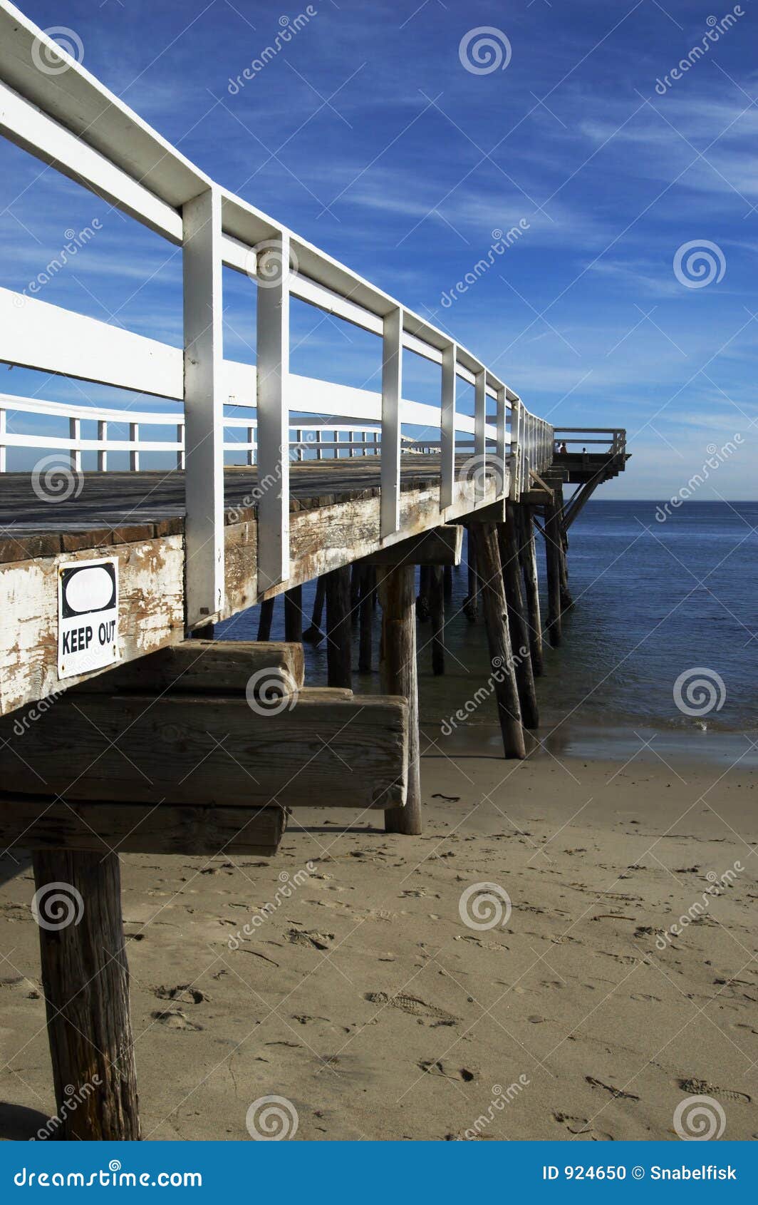 Pier at Beach stock photo. Image of beautiful, clear, pillar - 924650