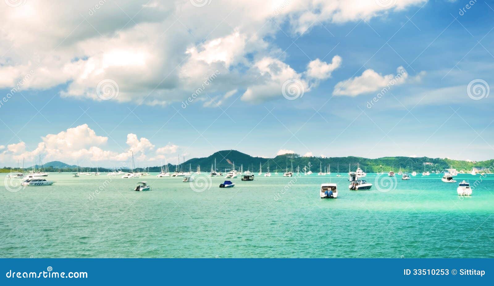 Pier at Chalong Bay stock image. Image of blue, destination - 33510253