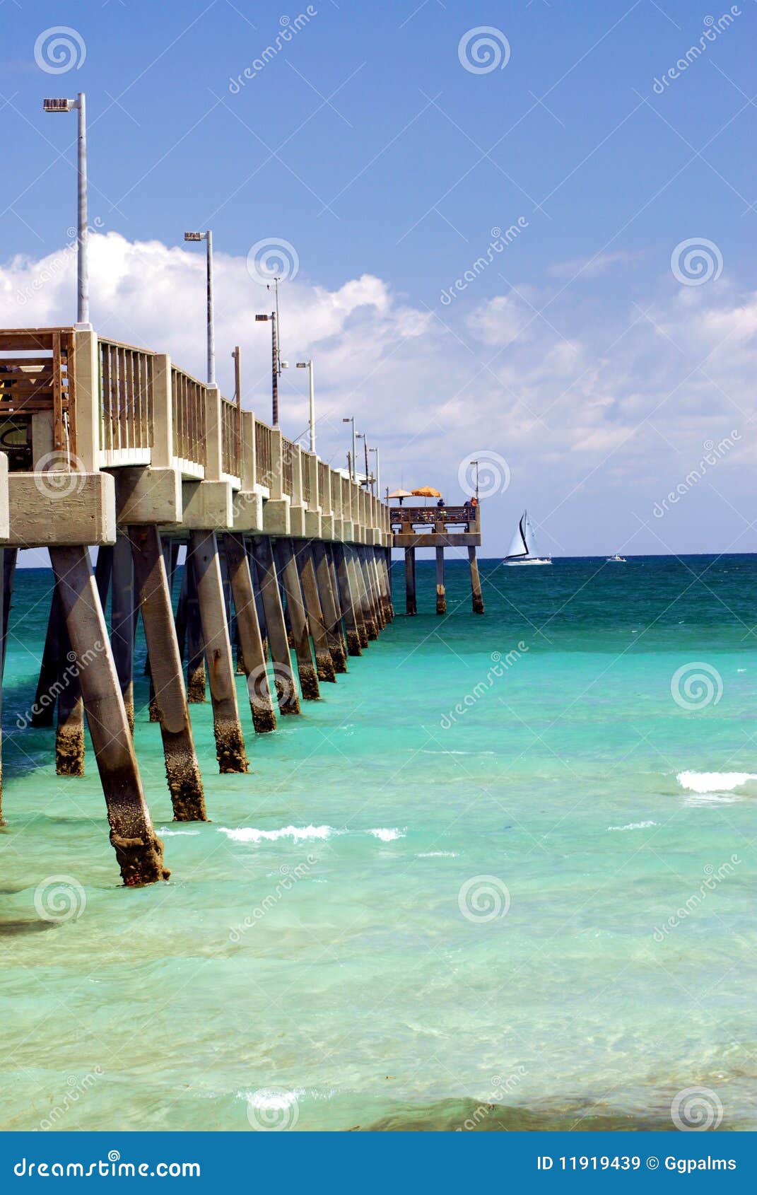 At the pier in Florida stock image. Image of tropics - 11919439