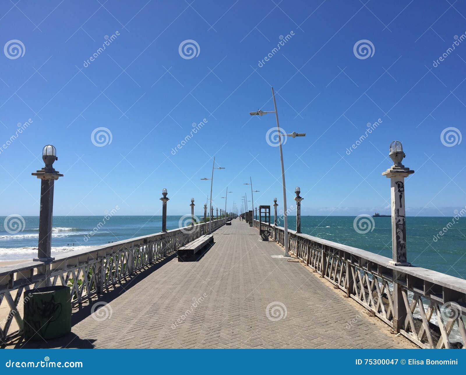 On the pier stock image. Image of view, destination, city - 75300047