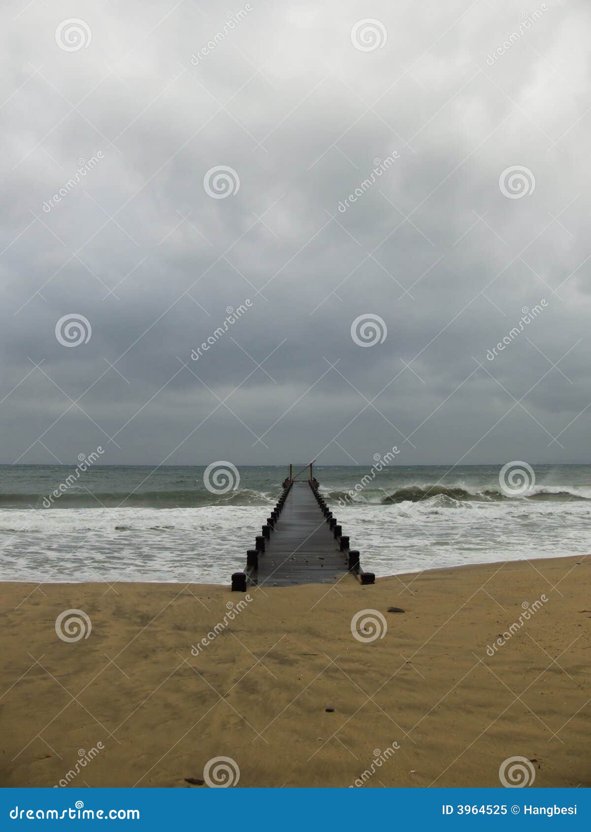 A Pier in a French Riviera Beach Stock Image - Image of saint, winter ...