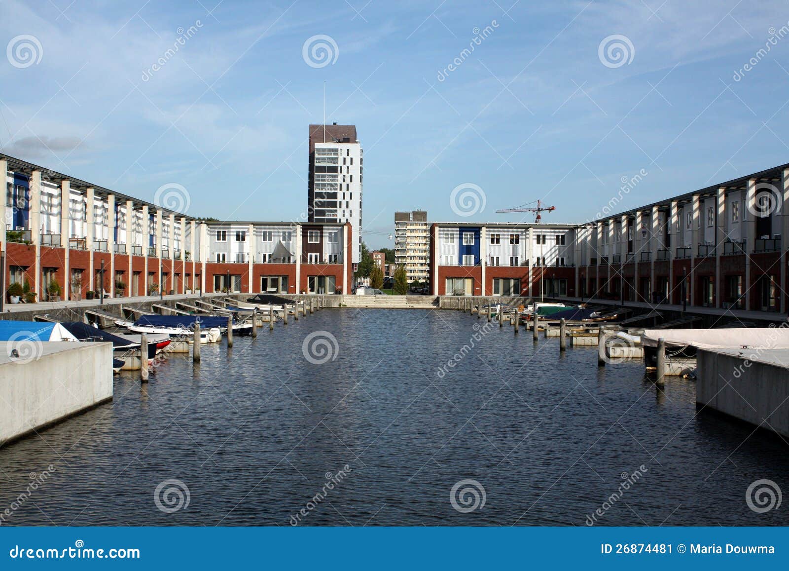 Pier houses stock image. Image of outside, architectural - 26874481
