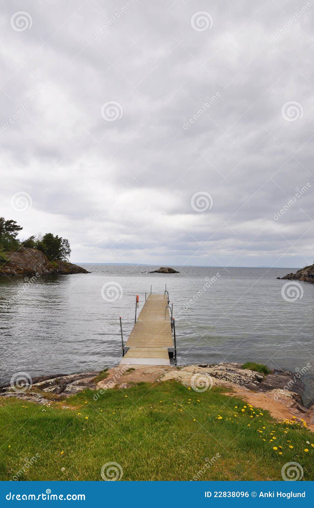 Pier in lake stock photo. Image of idyllic, horizon, scandinavia - 22838096