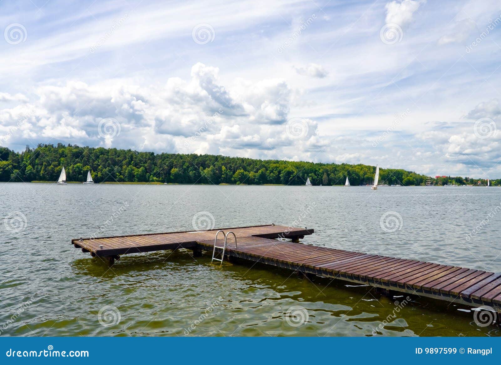Pier on lake stock image. Image of jetty, sailing, tourism - 9897599