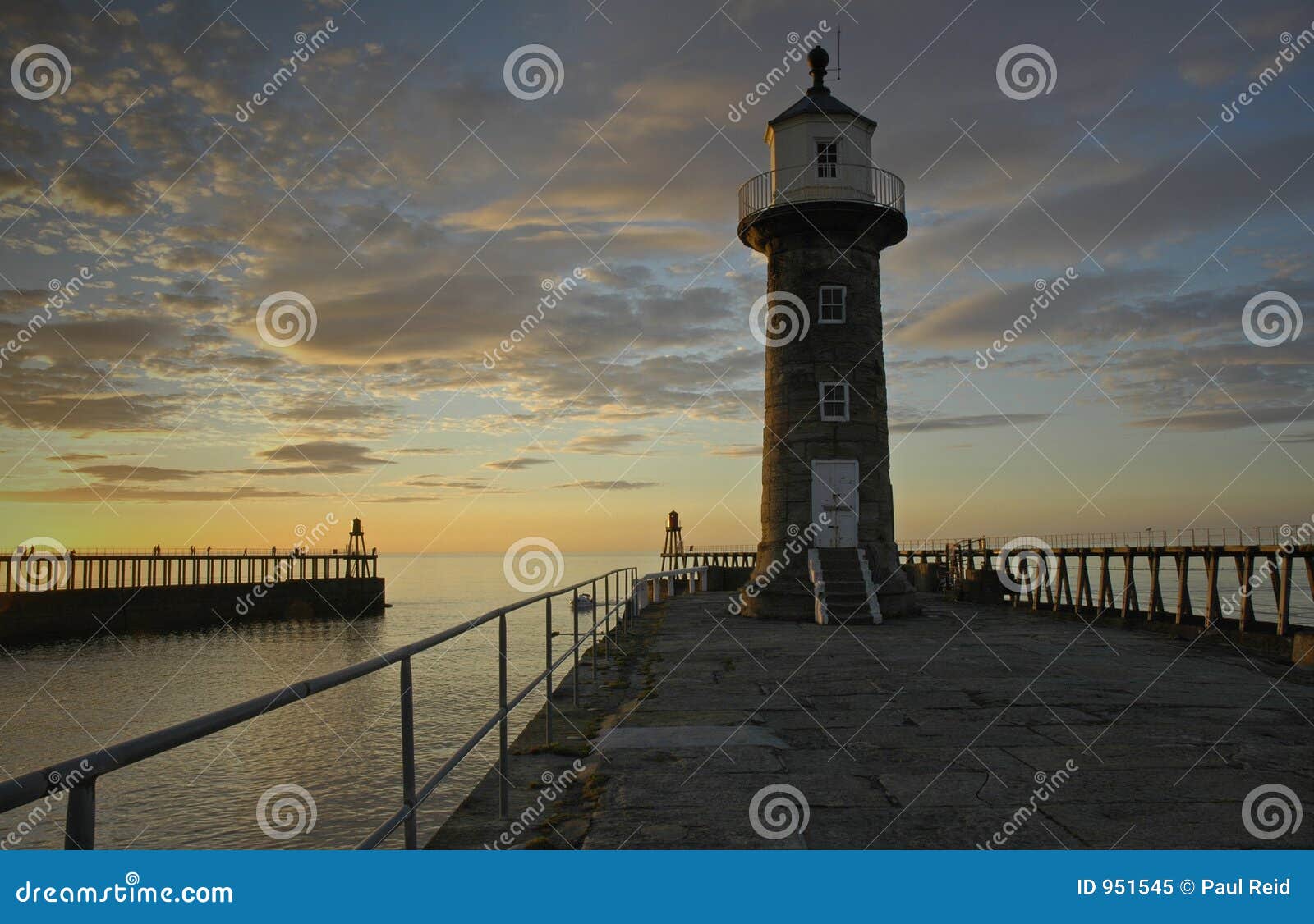 Pier lighthouse stock image. Image of patch, landscape - 951545