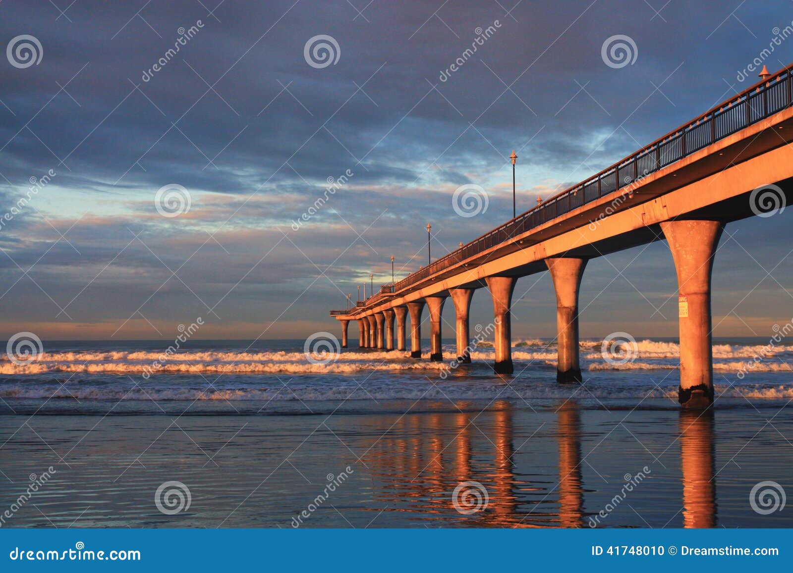 Pier stock photo. Image of beach, pier, illuminates, concrete - 41748010 Pier stock photo. Image of beach, pier, illuminates, concrete - 41748010