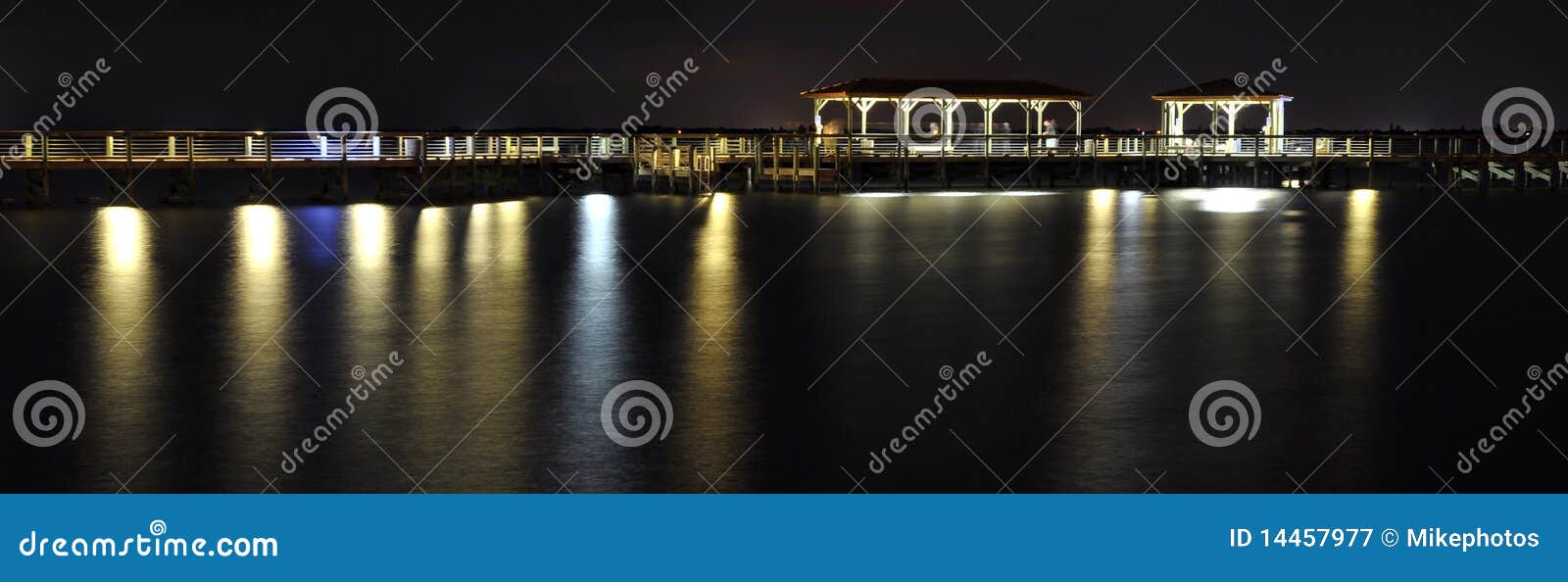 Pier over water stock image. Image of florida, indian - 14457977