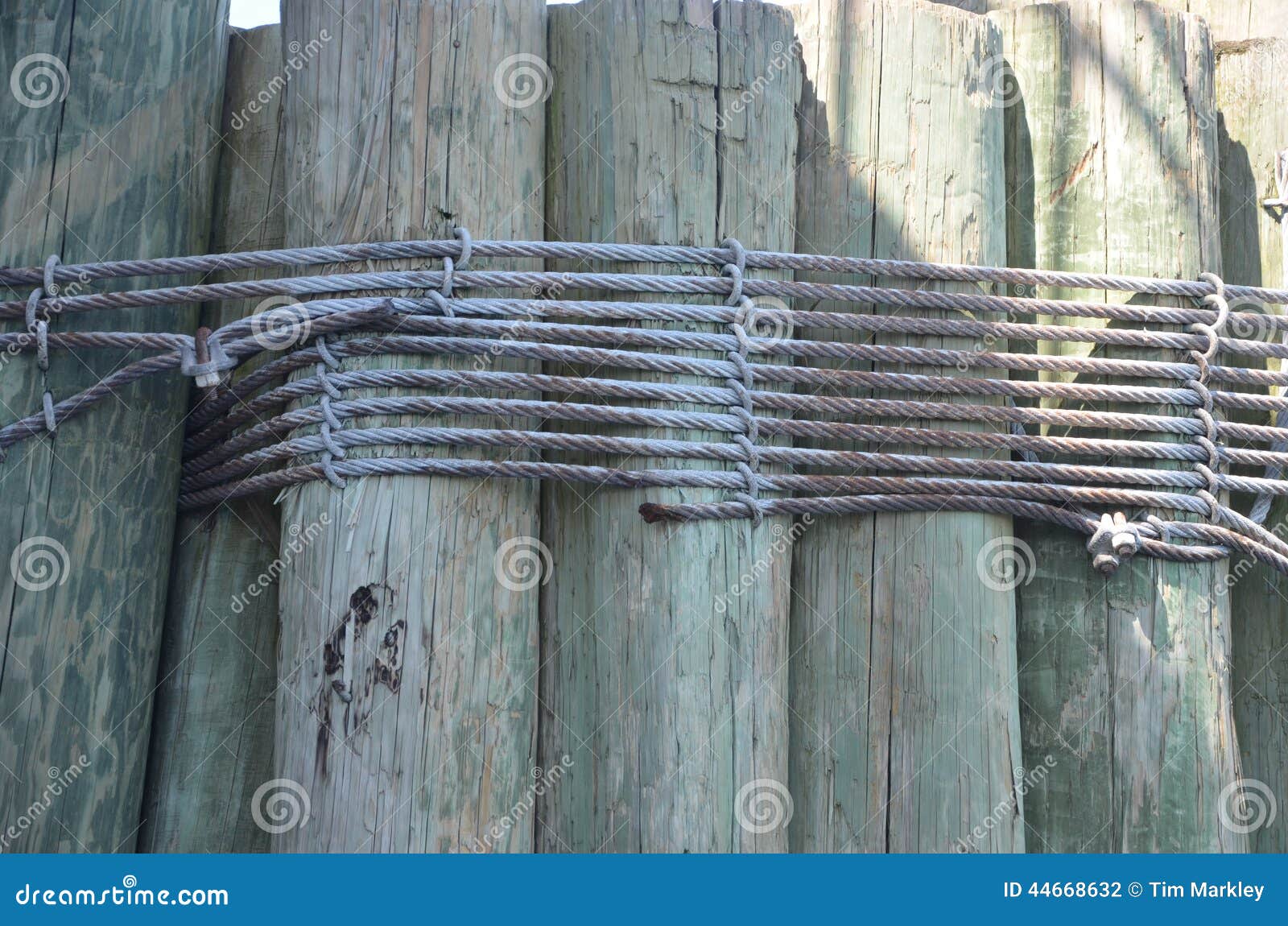 Pier Pylons stock photo. Image of worn, pylons, pier - 44668632
