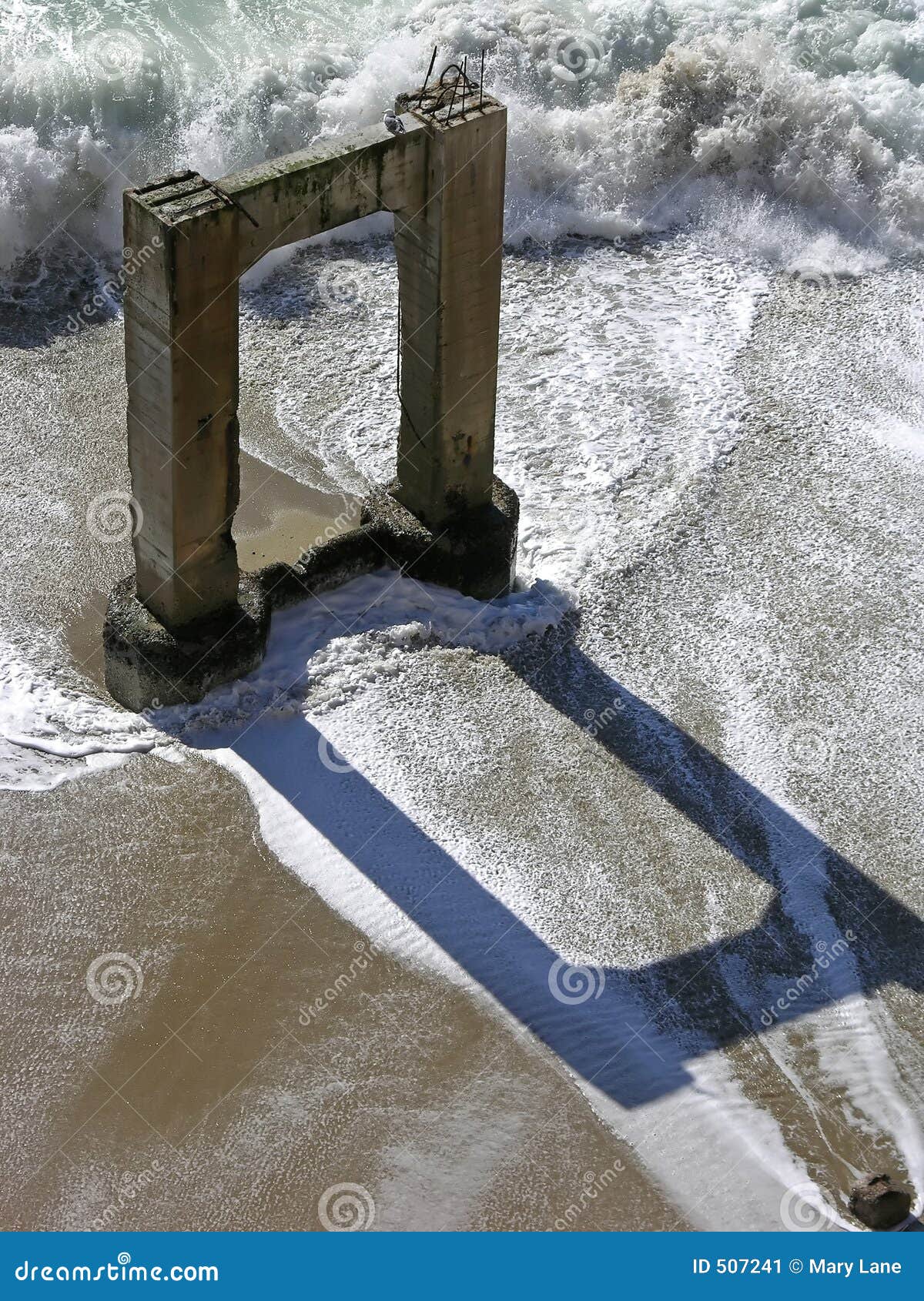 Pier Reflections stock image. Image of water, pier, landscape - 507241